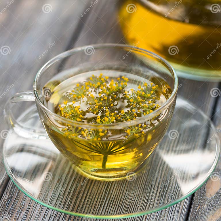 Dill tea stock photo. Image of wooden, fresh, teapot - 44871652