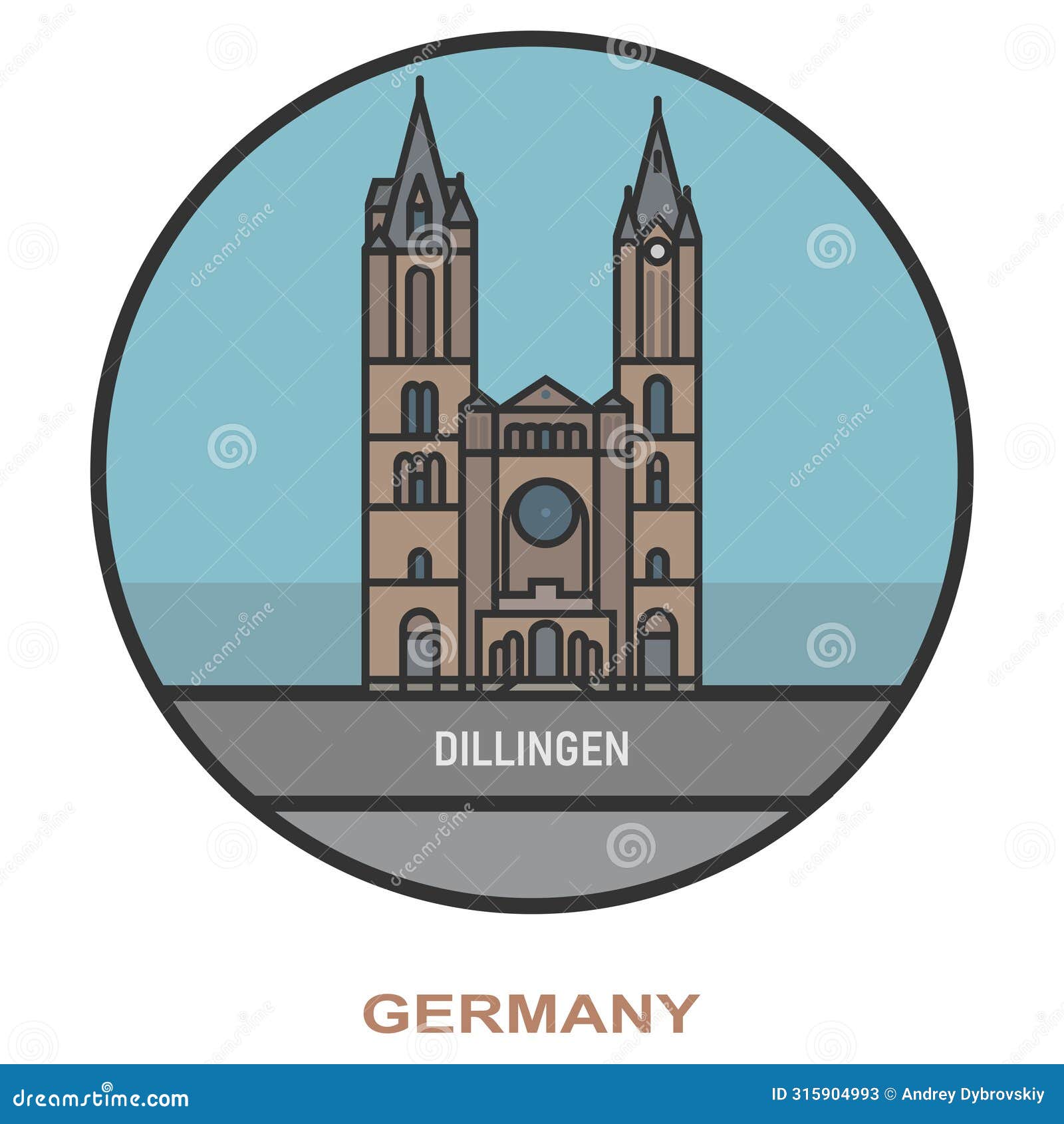 Dillingen District Federal Republic Of Germany, Rural District Swabia ...