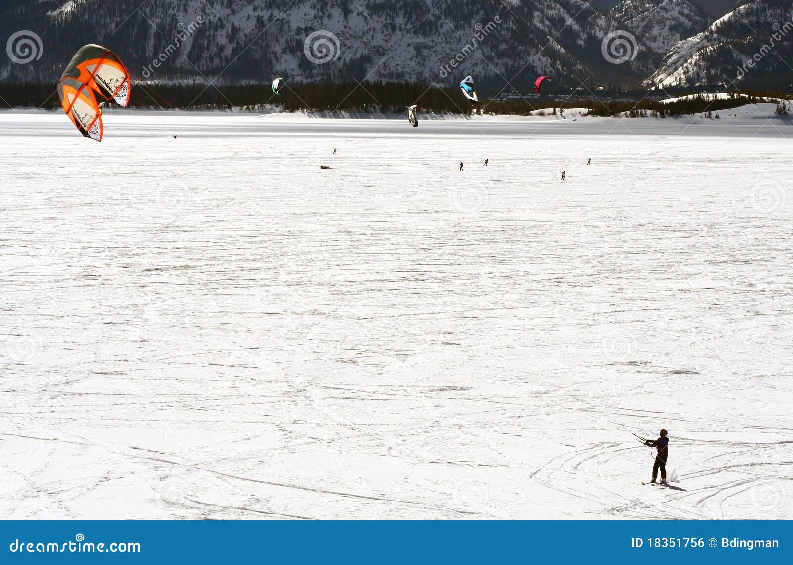 Dillon Snowkite Open editorial photo. Image of freeride - 18351756