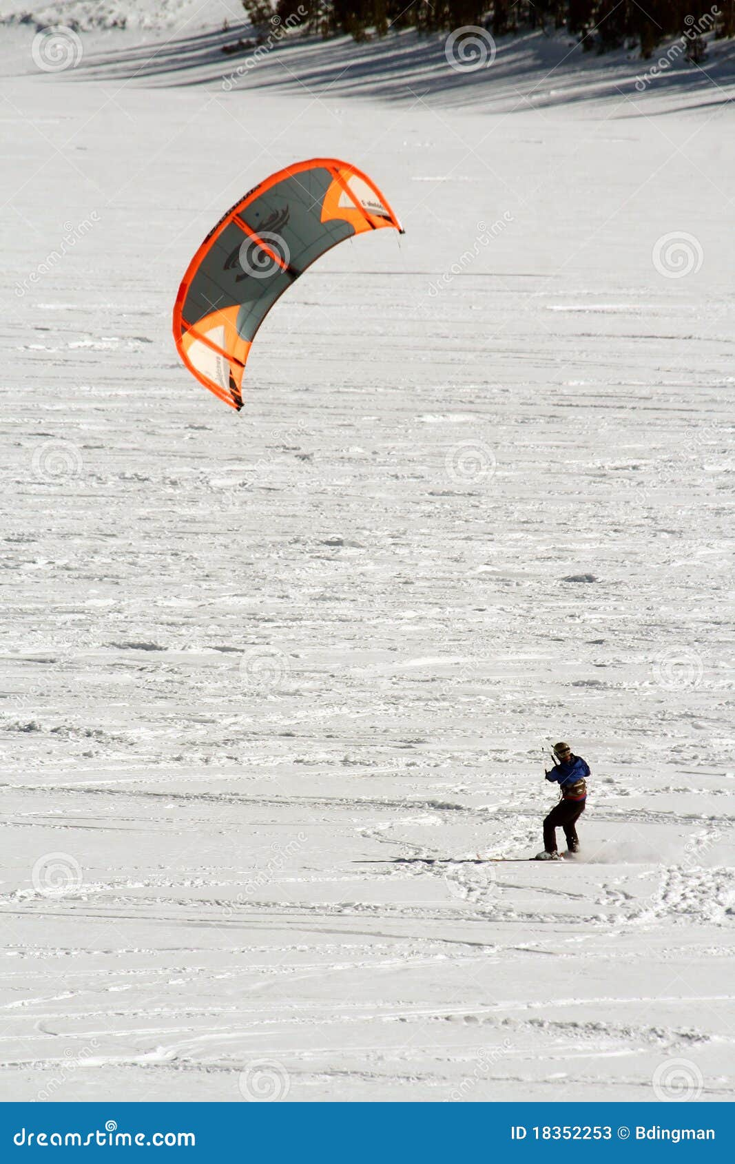 Dillon Snowkite Open editorial stock photo. Image of lake - 18352253