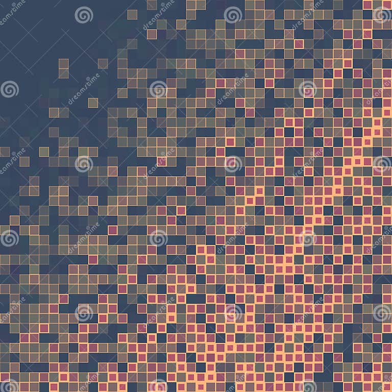 Dim Background with a Faded Mosaic Stock Vector - Illustration of ...