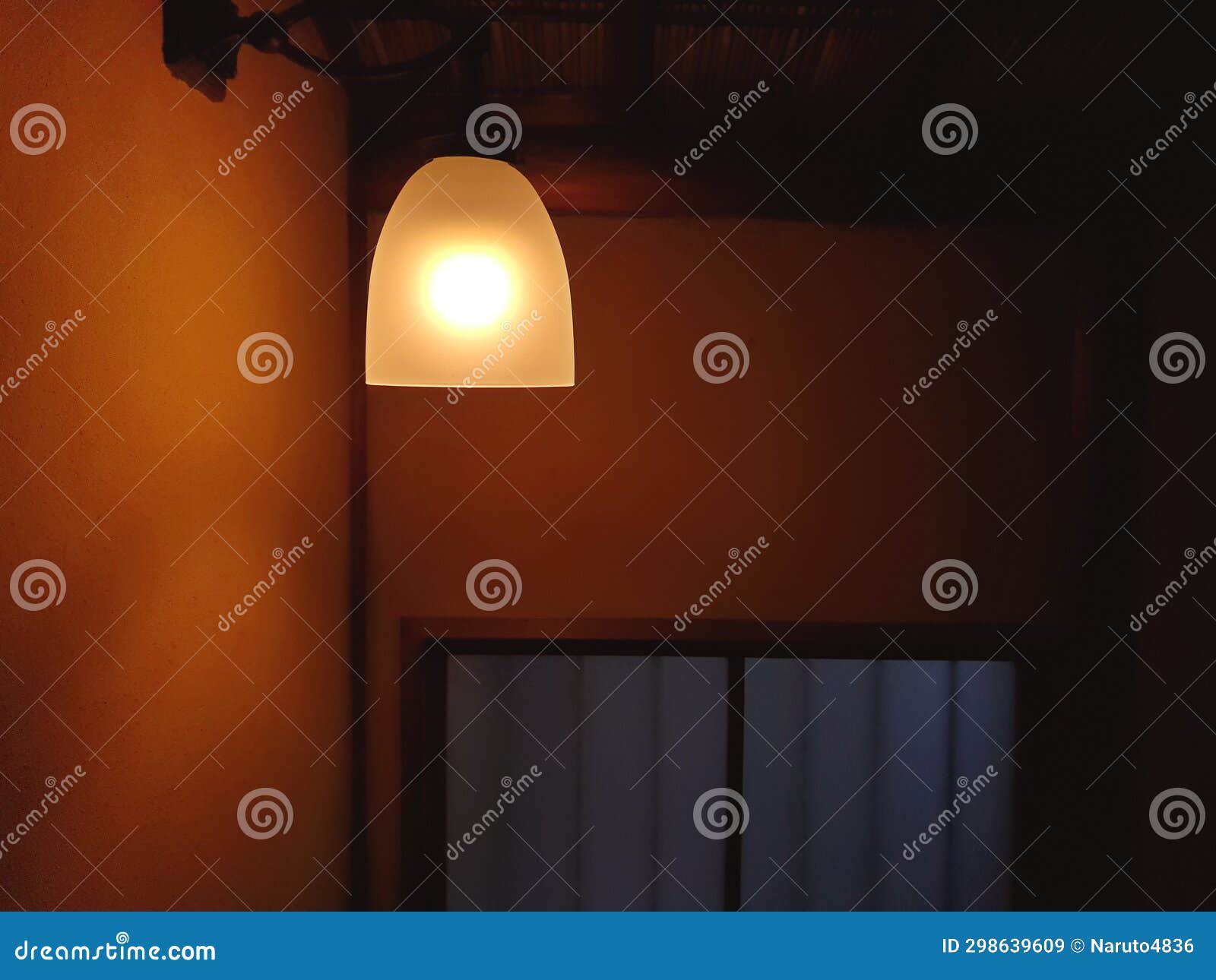 Dim ceiling light stock image. Image of bright, cold - 298639609