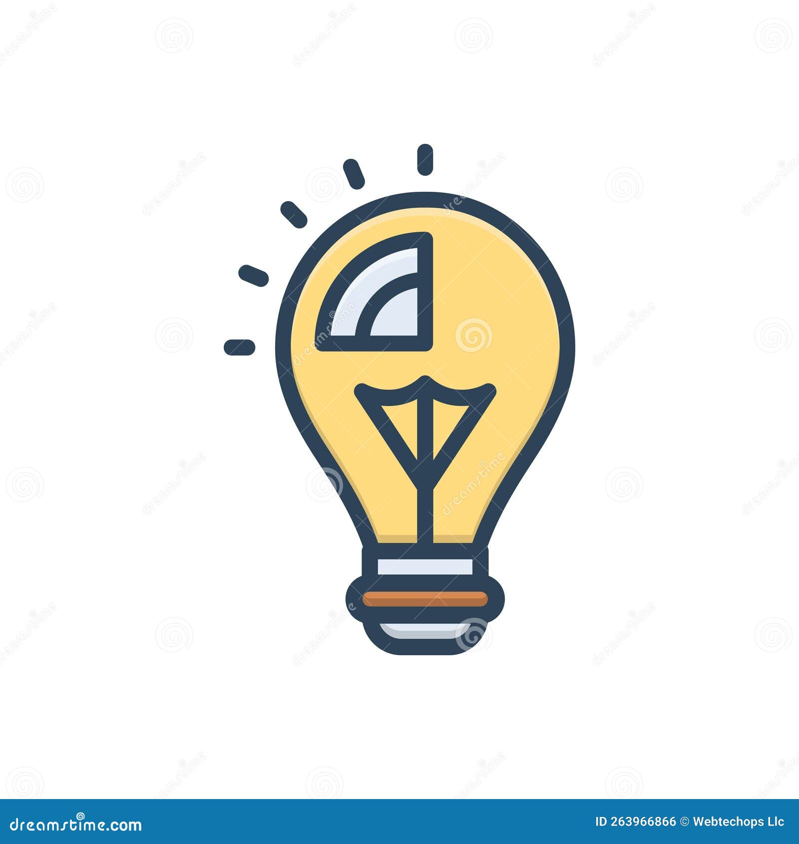 Color Illustration Icon for Dim, Hazy and Misty Stock Illustration ...