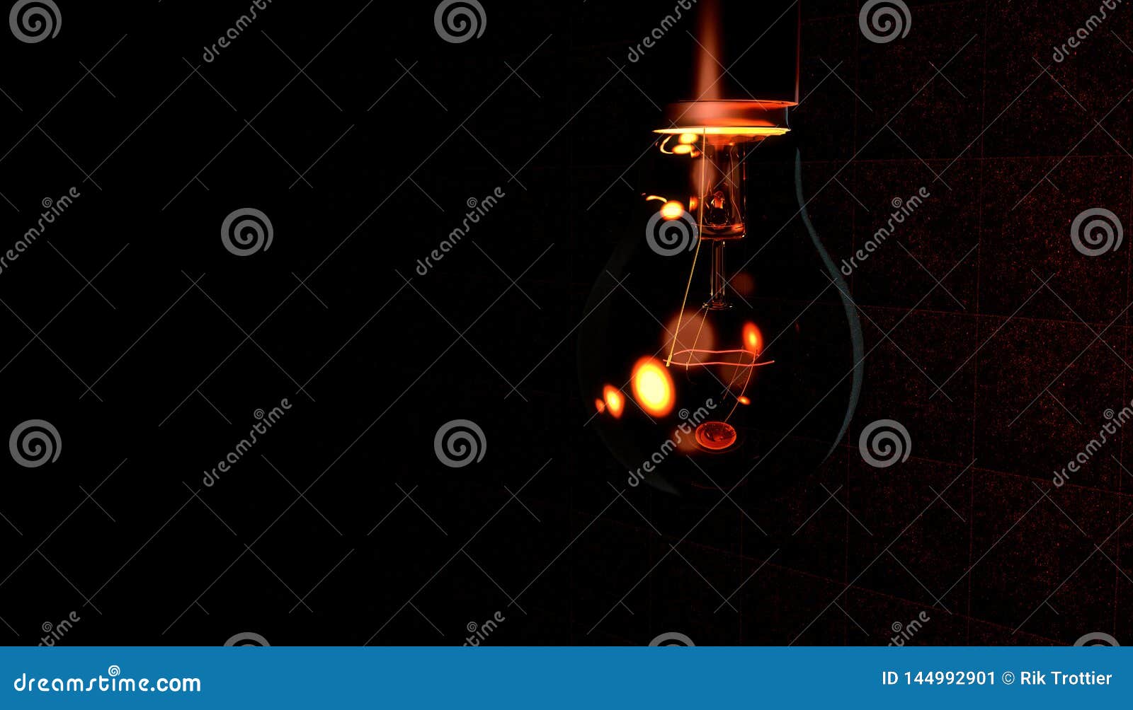 Dim red light bulb stock illustration. Illustration of secrets - 144992901
