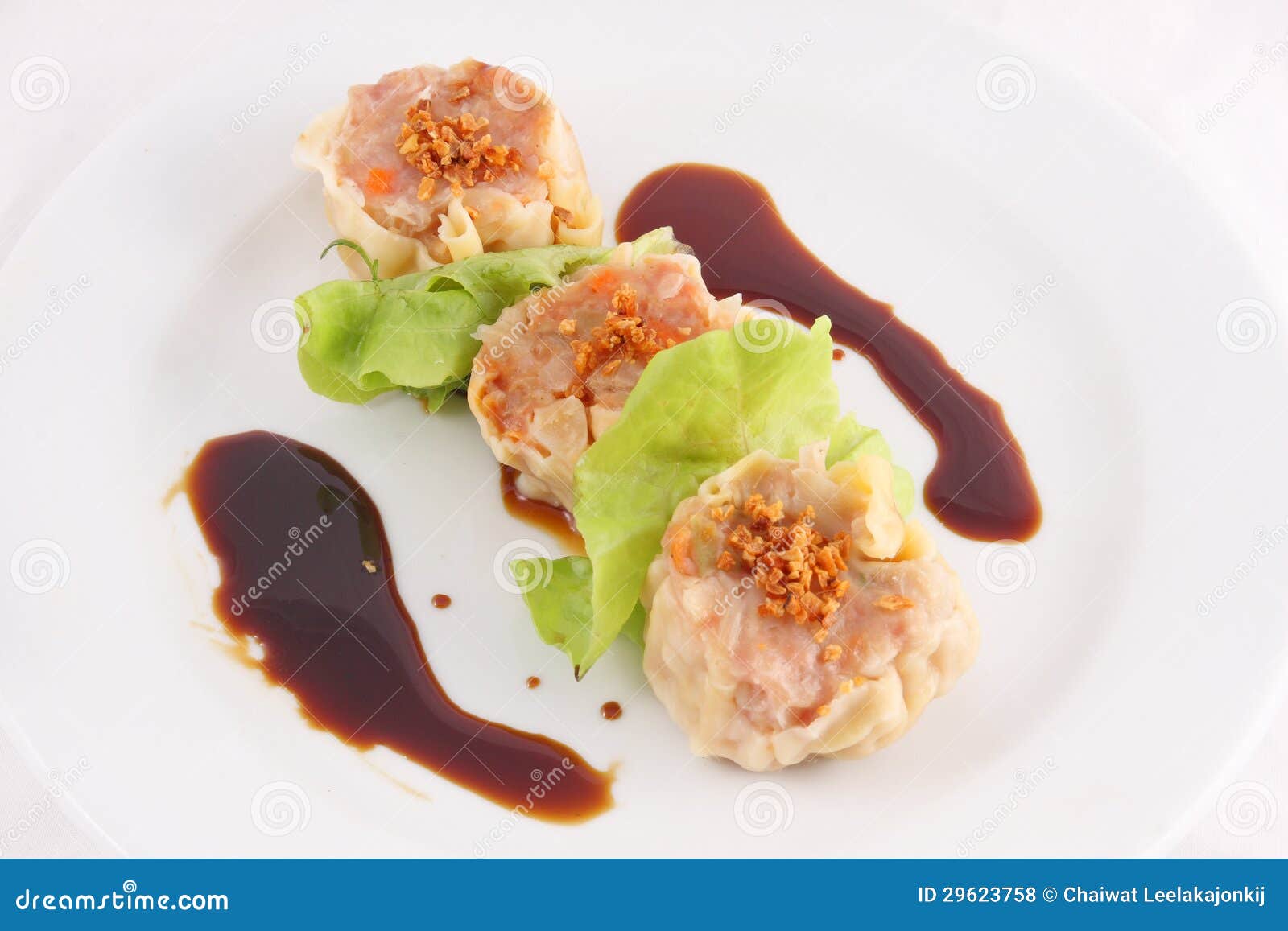 Dim Sim, Dumpling. Chinese Appetizer Stock Photo - Image of close, food ...