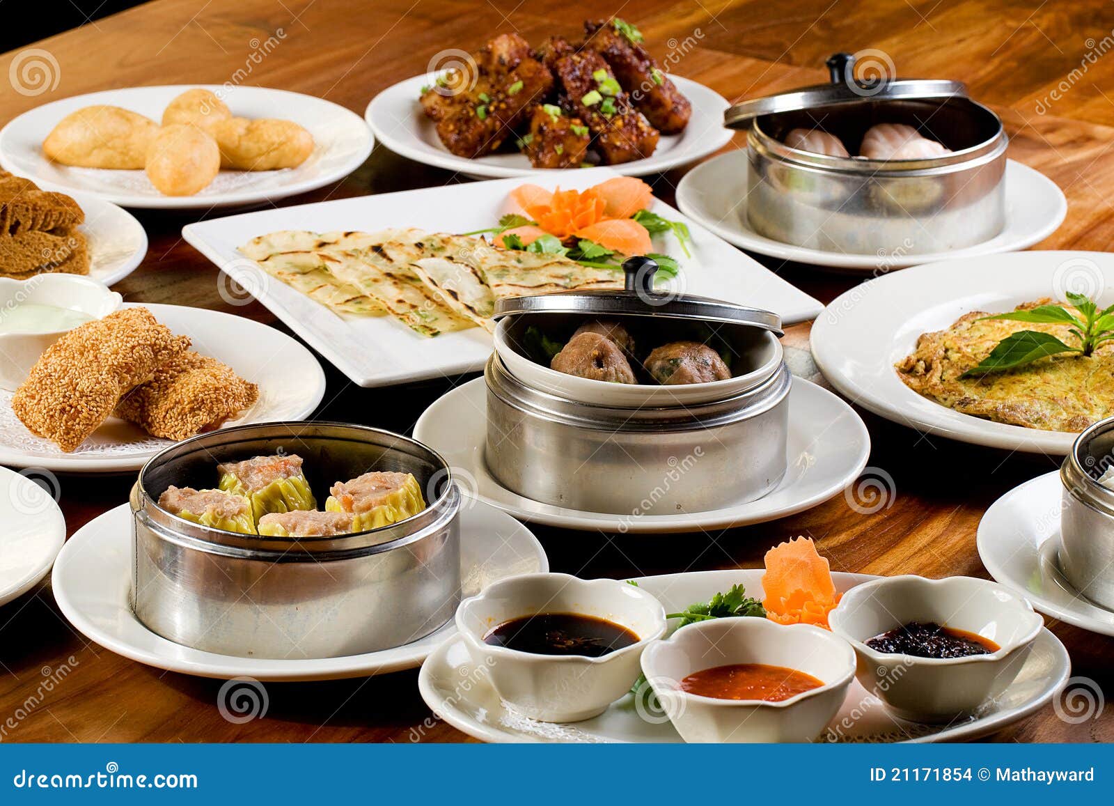 Dim Sum foto de archivo. Imagen de opciones, desayuno - 21171854