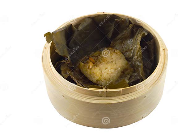 Dim sum in a lotus leaf stock photo. Image of appetizing - 5821024
