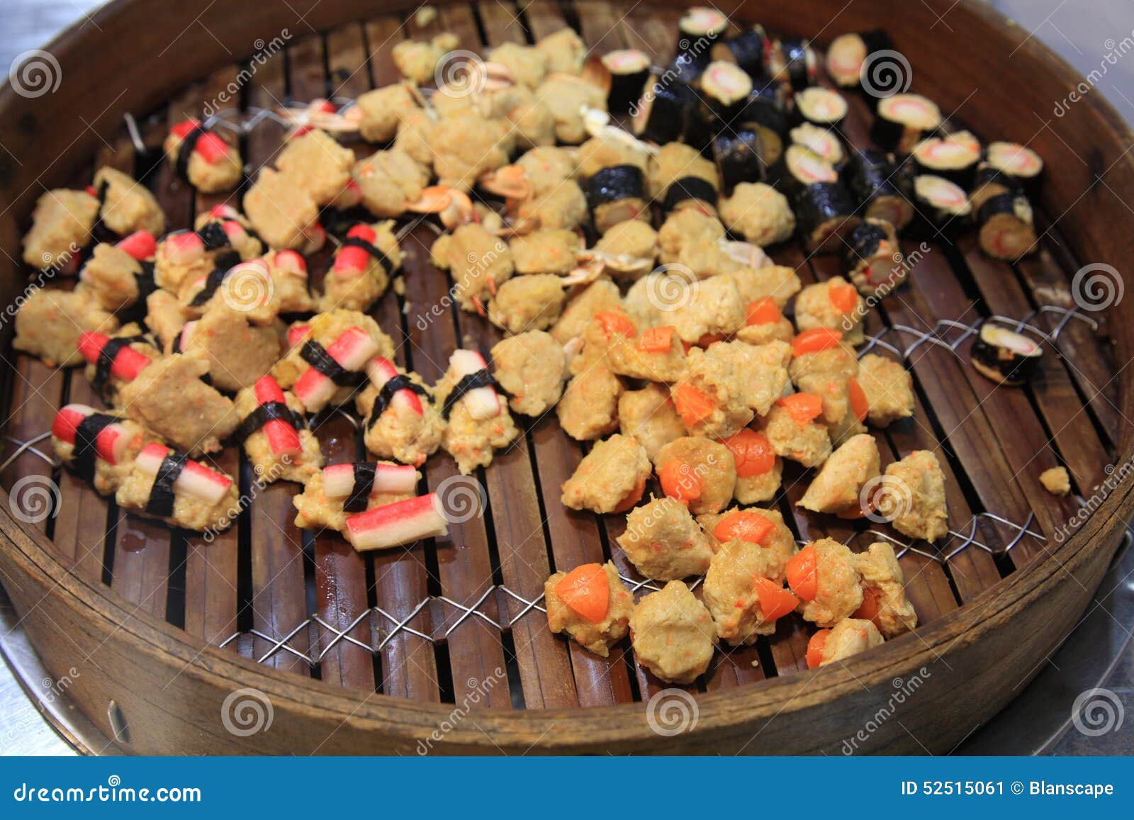 Dim Sum in Big Bamboo Steamer Stock Image - Image of basket, chopsticks ...