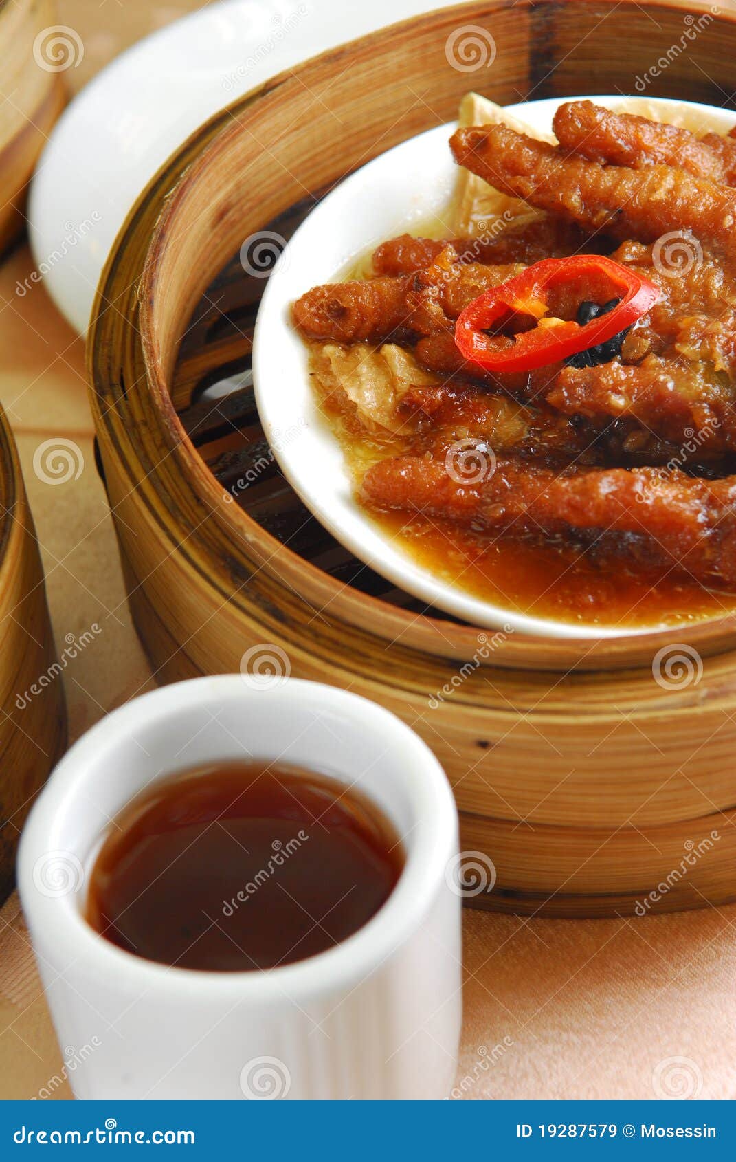 Dim sum chicken feet stock image. Image of chicken, steam - 19287579