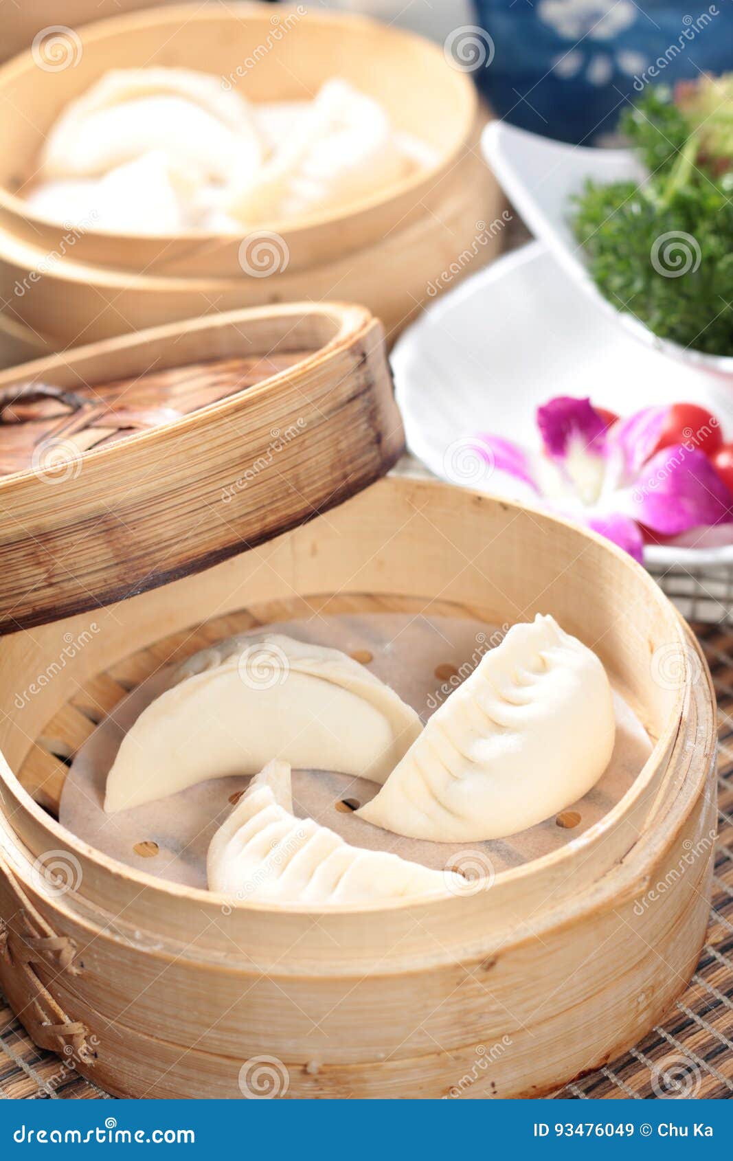 Dim sum stock image. Image of basket, kong, china, cooking - 93476049