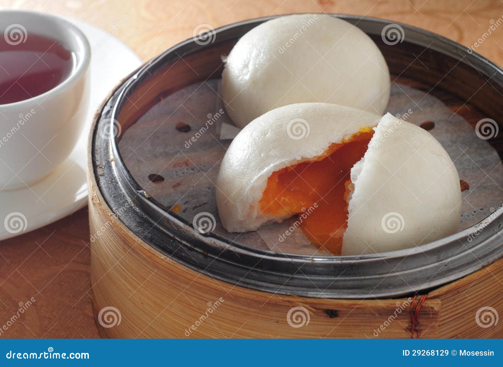 Dim sum custard bun stock image. Image of food, chinese - 29268129