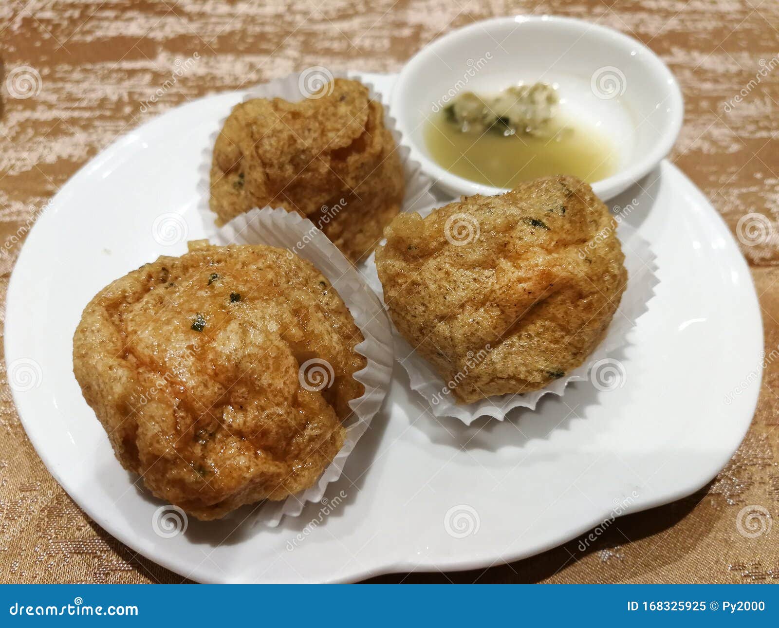 Dim Sum Deep Fried Fish Balls Stock Image - Image of dish, cooked ...
