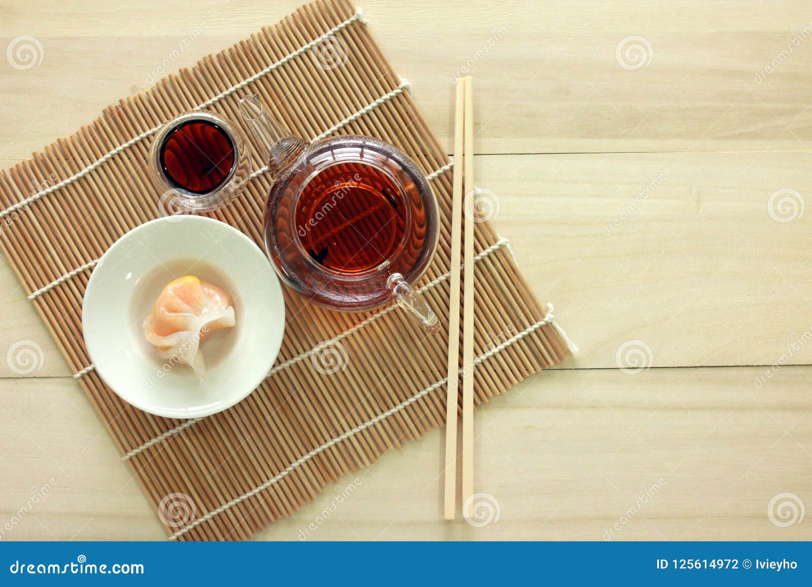 Dim Sum - Har Gow Shrimp Dumpling & Chinese Tea Stock Photo - Image of ...