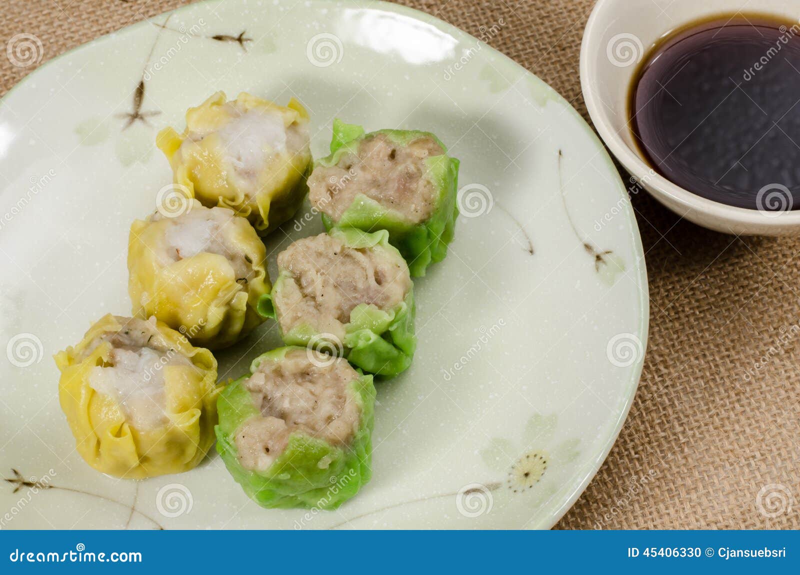 Dim sum stock photo. Image of basket, meat, bamboo, dinner - 45406330
