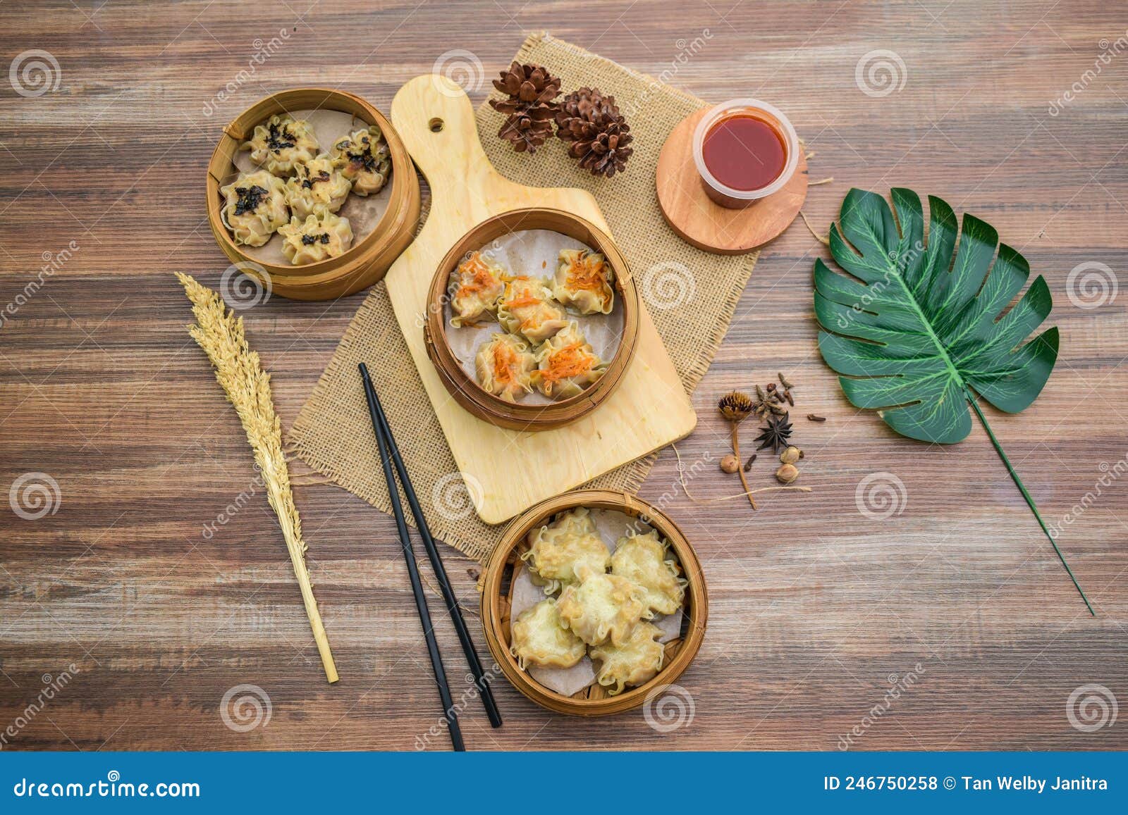 Dim sum photo ideas stock photo. Image of fish, cuisine - 246750258