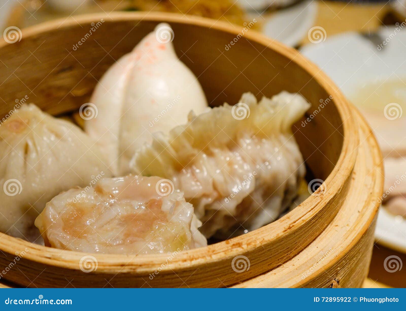 Dim Sum at Restaurant in Yokohama, Japan Stock Photo - Image of temple ...