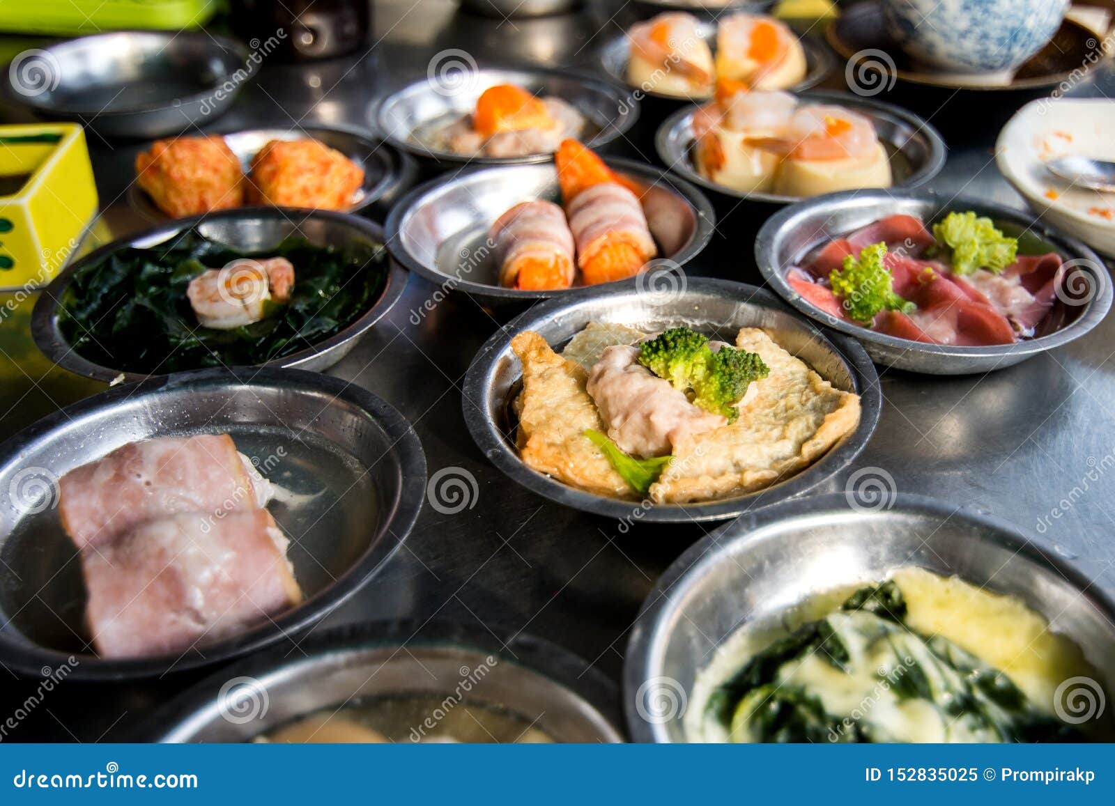 Dim Sum Set in Breakfast Restaurant Stock Image - Image of restaurant ...