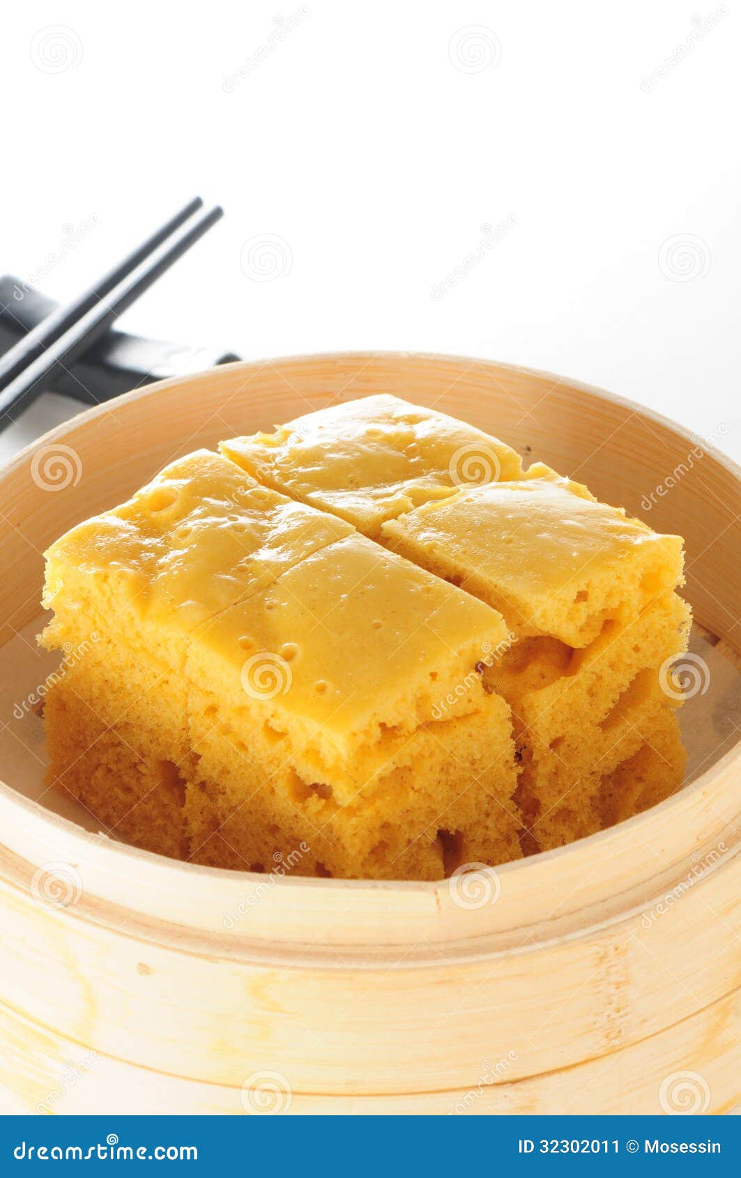 Dim Sum Sponge Cake stock image. Image of chopstick, closeup - 32302011