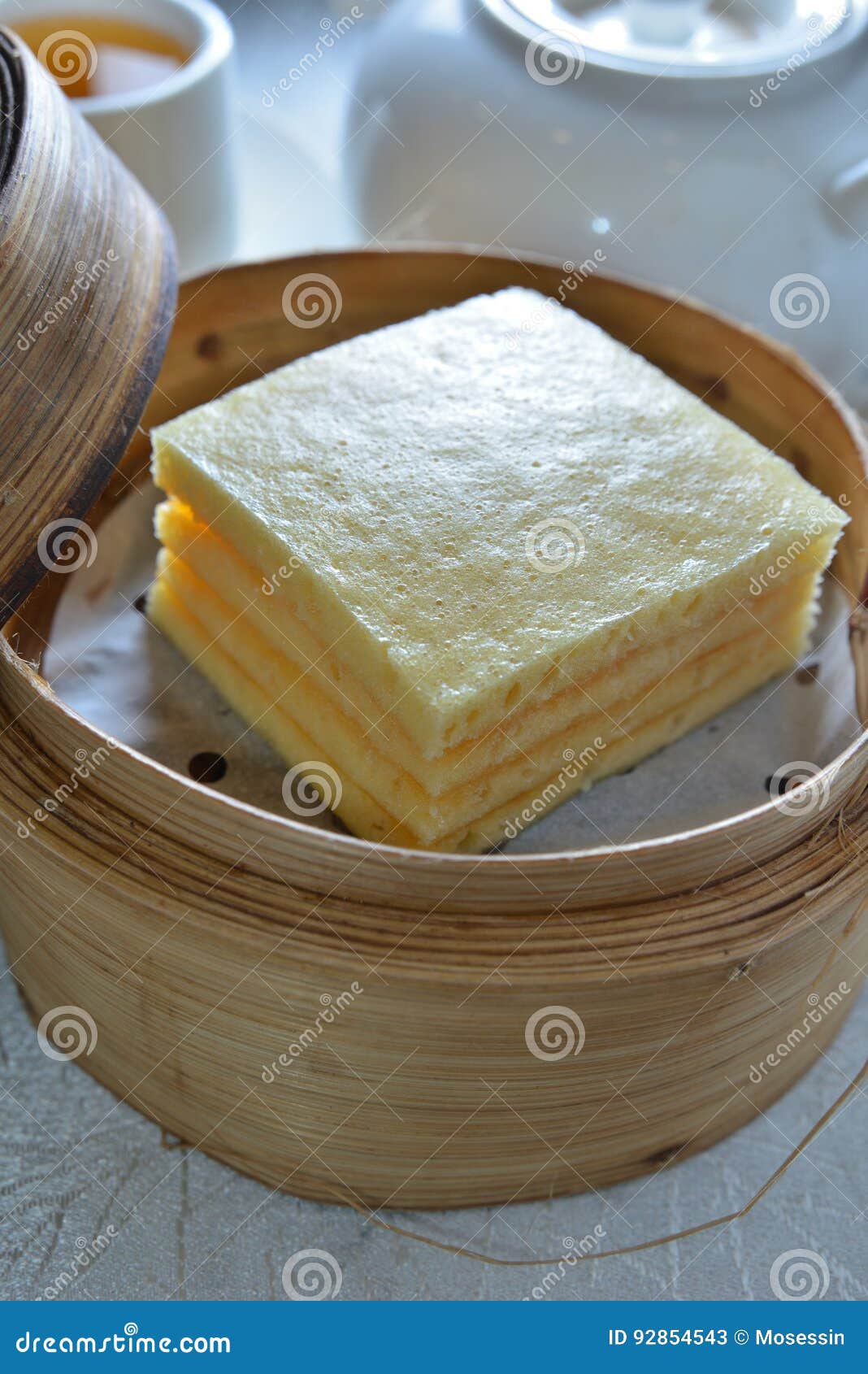 Dim Sum Sponge Cake stock image. Image of main, steam - 92854543