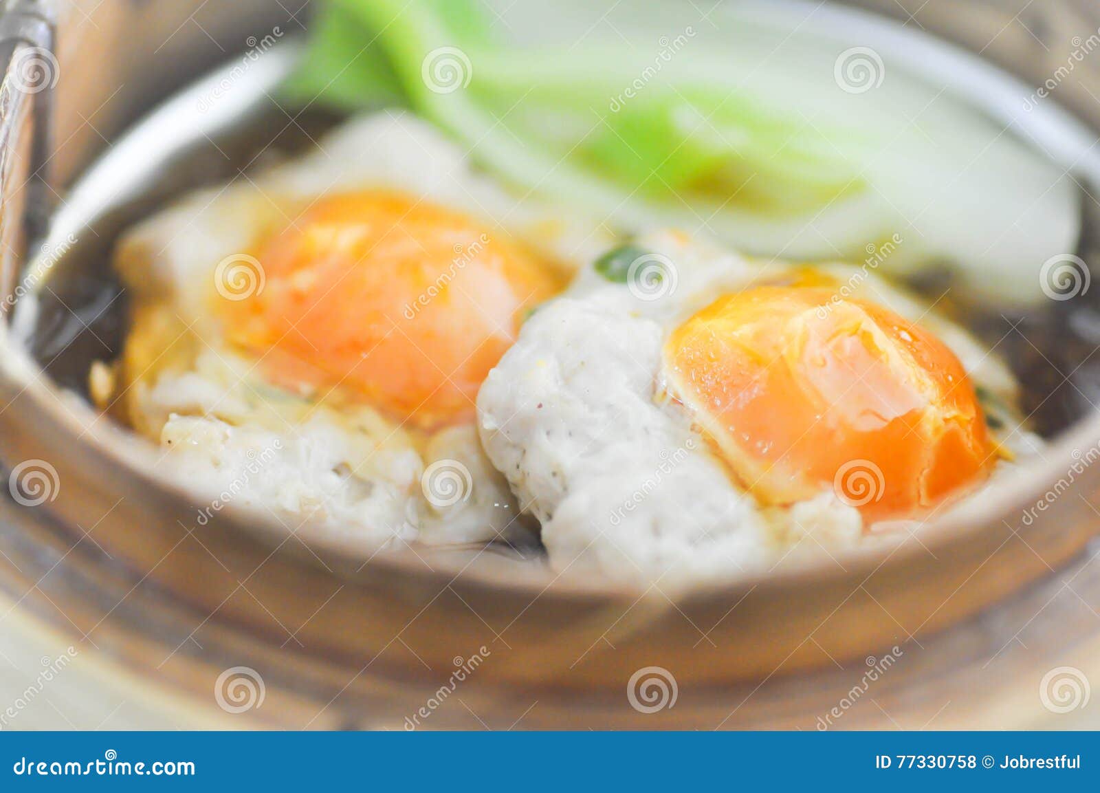 Dim sum or steam egg stock photo. Image of ready, meal - 77330758