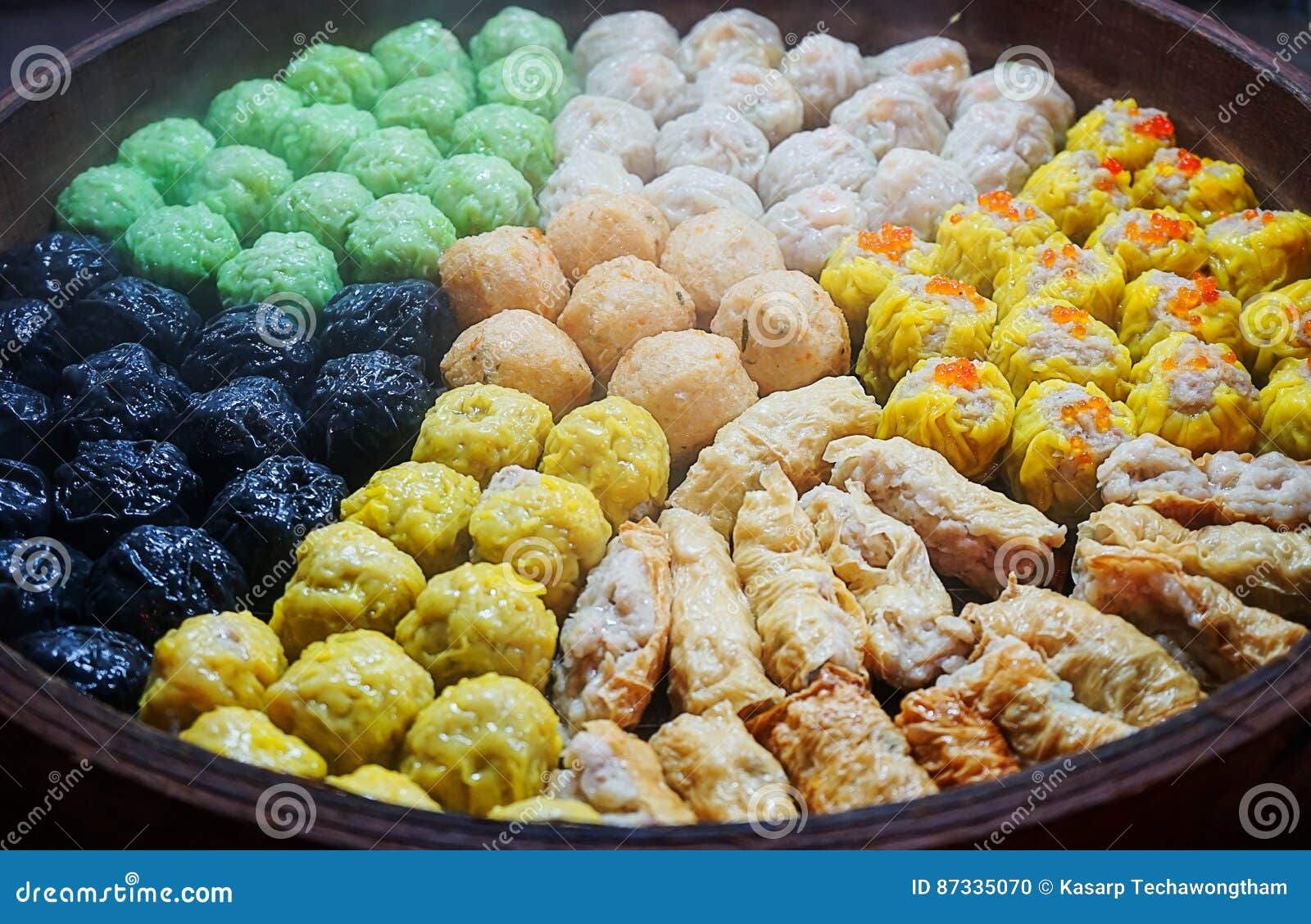 Dim Sum in a steaming pot stock photo. Image of cuisine - 87335070
