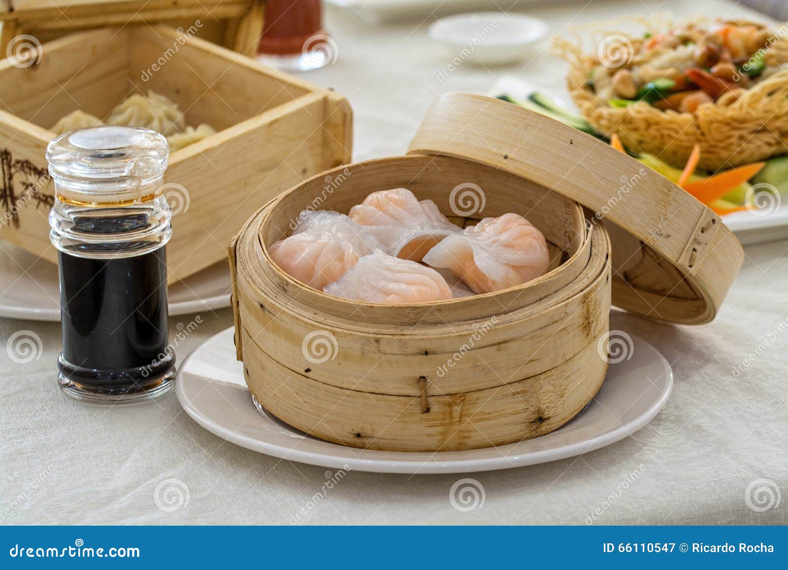 Dim sum stock image. Image of delicious, bamboo, restaurant - 66110547