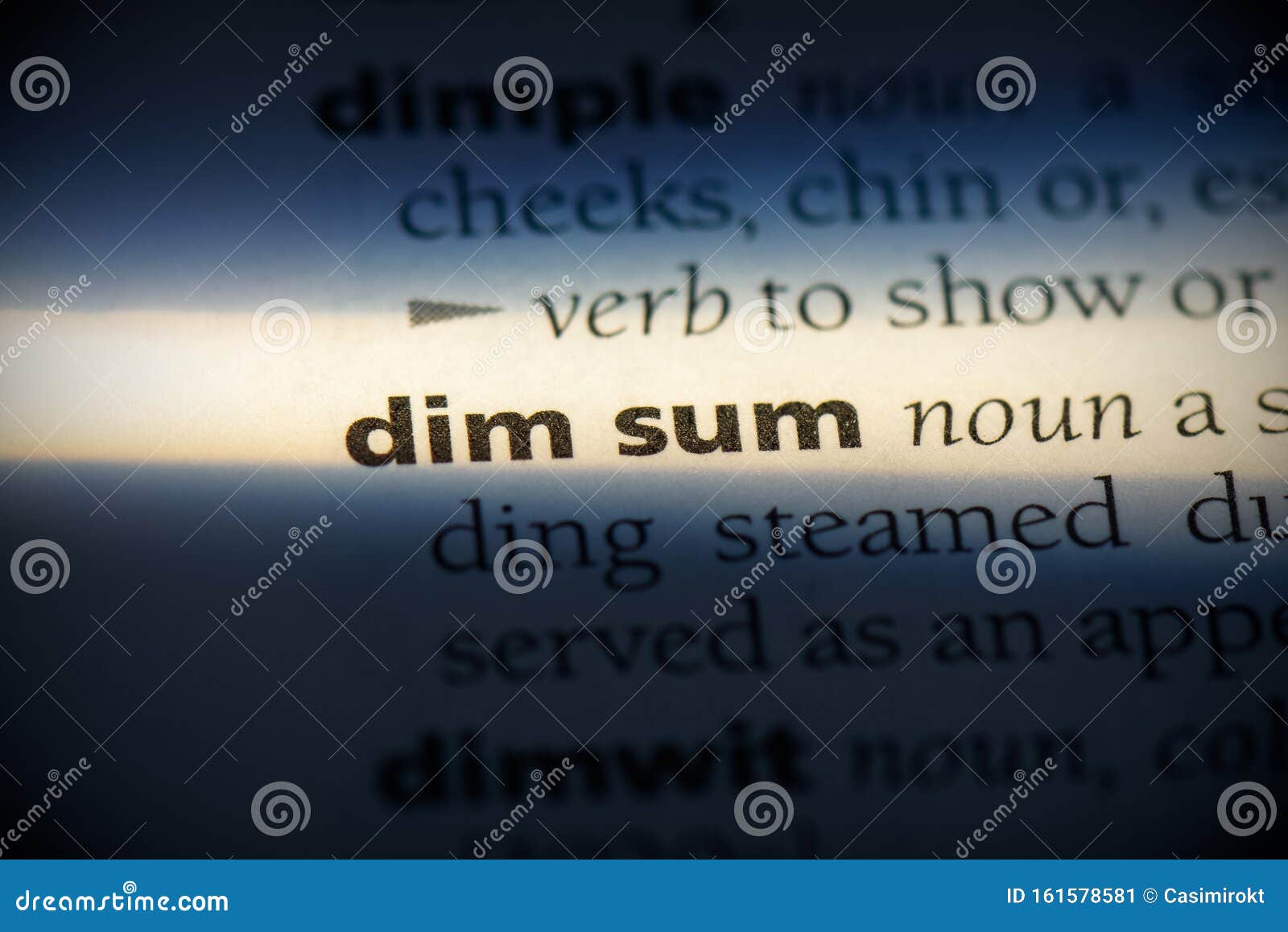 Dim sum stock image. Image of vocabulary, book, info - 161578581