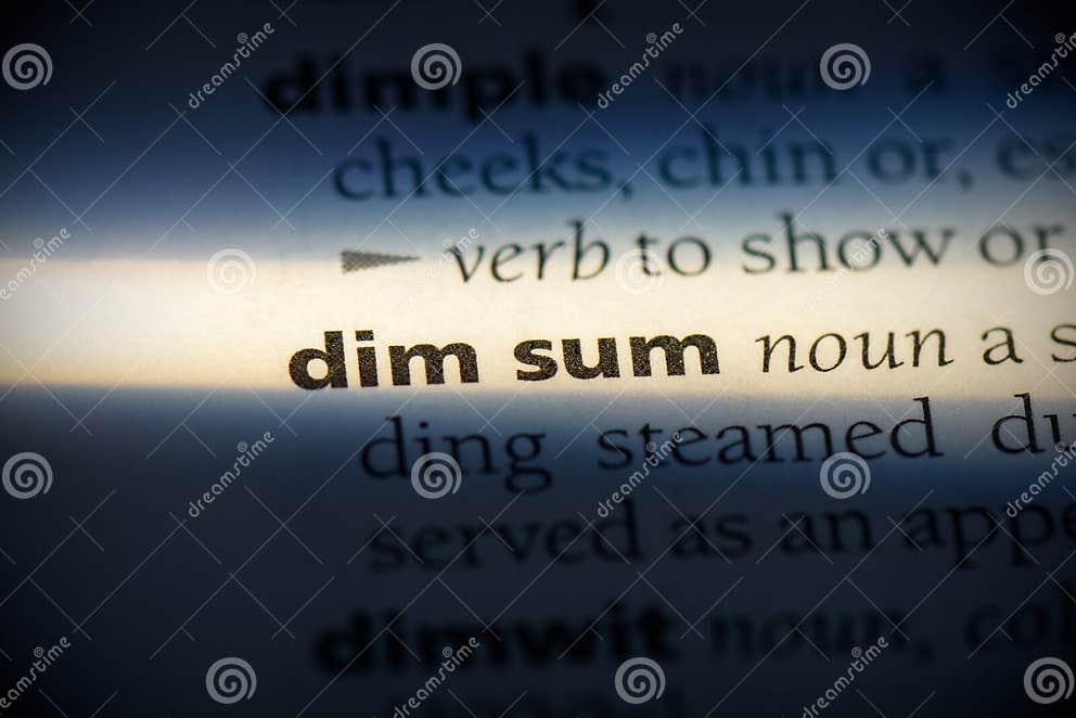 Dim sum stock image. Image of vocabulary, book, info - 161578581