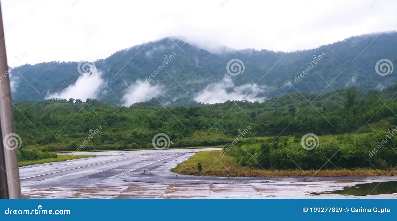 Dimapur Airport, India stock image. Image of dimapur - 199277829