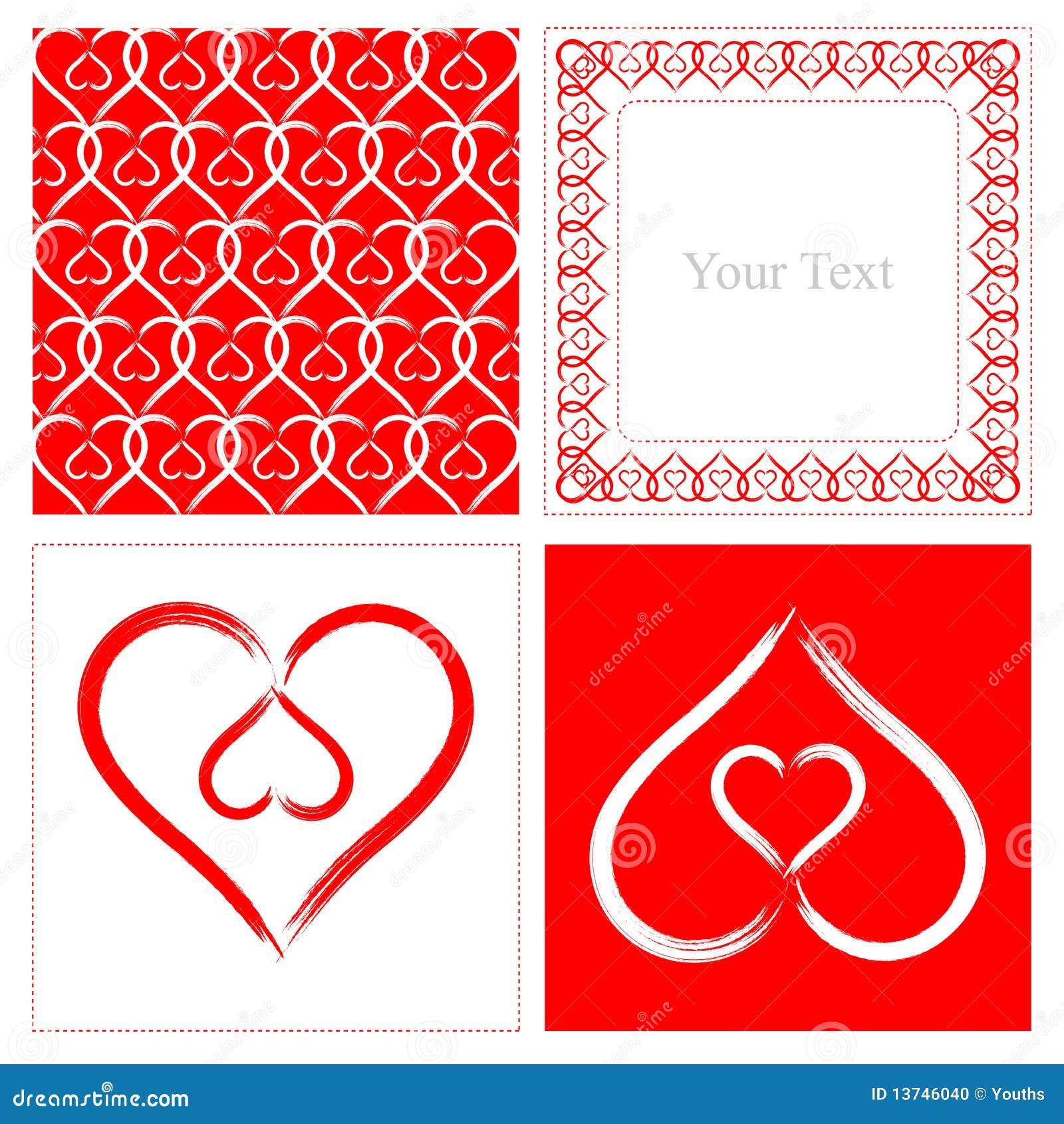 Dimensión De Una Variable Del Corazón Ilustración del Vector ...