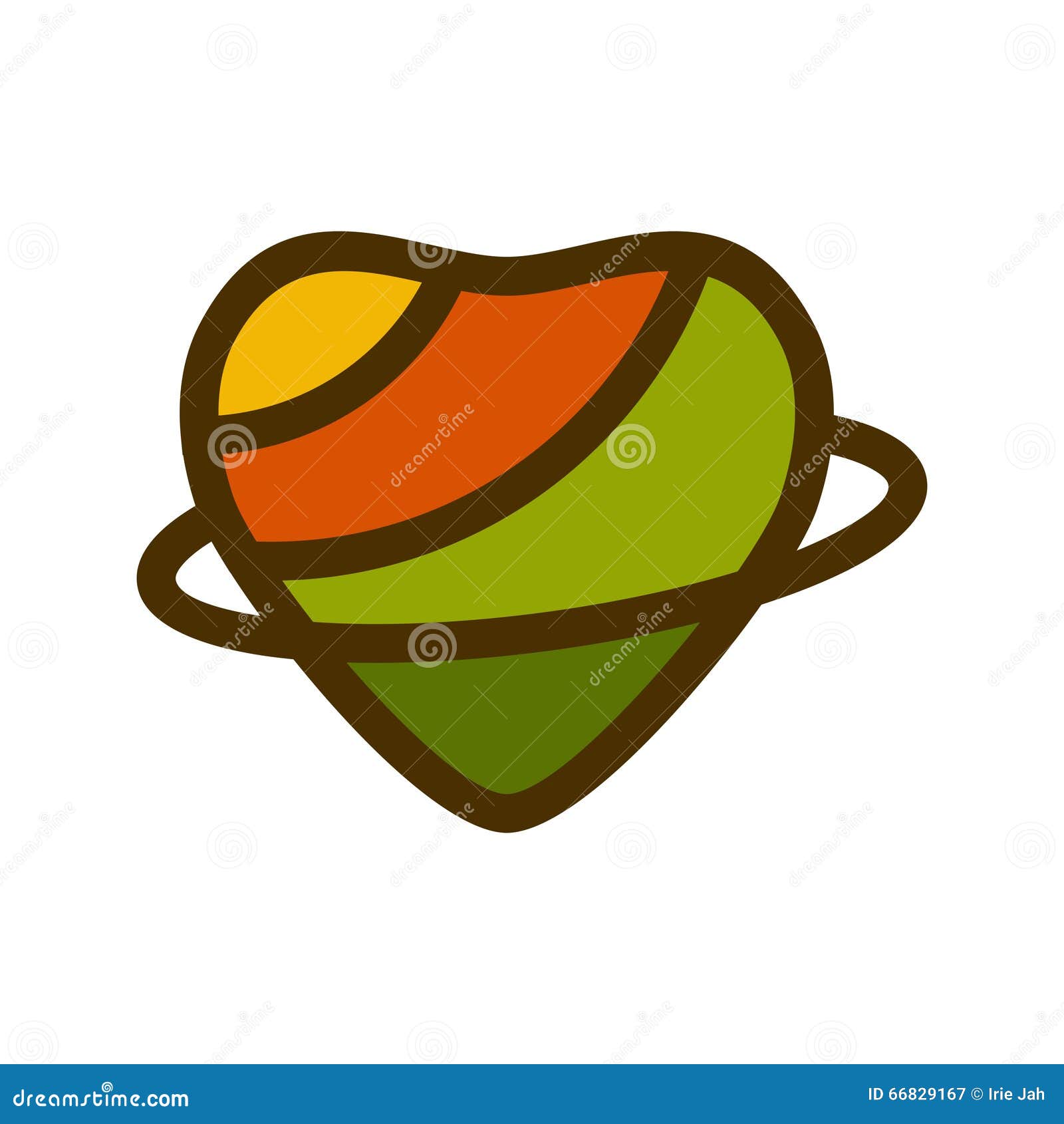 Dimensión De Una Variable Del Corazón Stock de ilustración ...