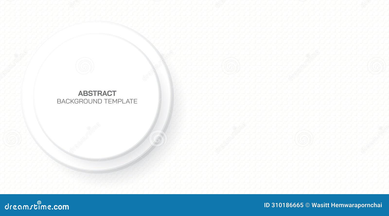 3 Dimension Circle Frame Paper Cut Style on White Paper Rough Textured ...