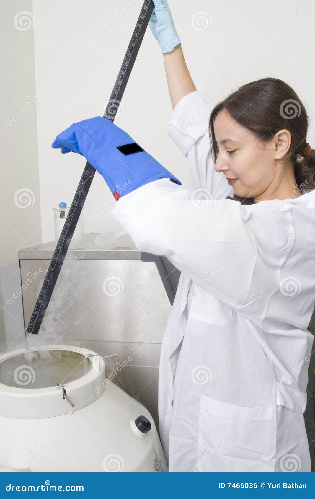 Dimension De Niveau De L'azote Liquide Photo stock - Image du chemicals ...