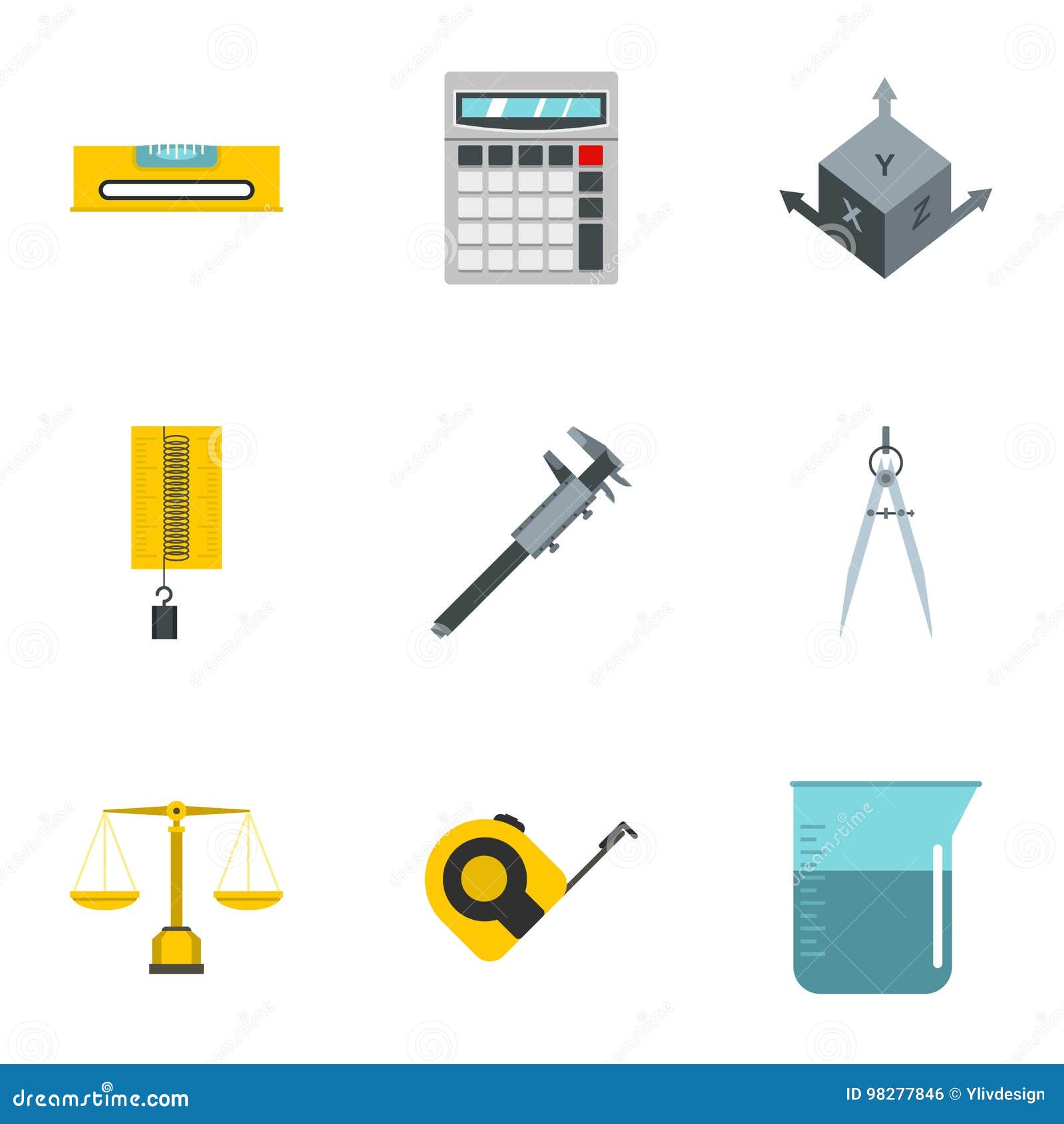 Dimension Icon Vector Sign And Symbol Isolated On White Background ...