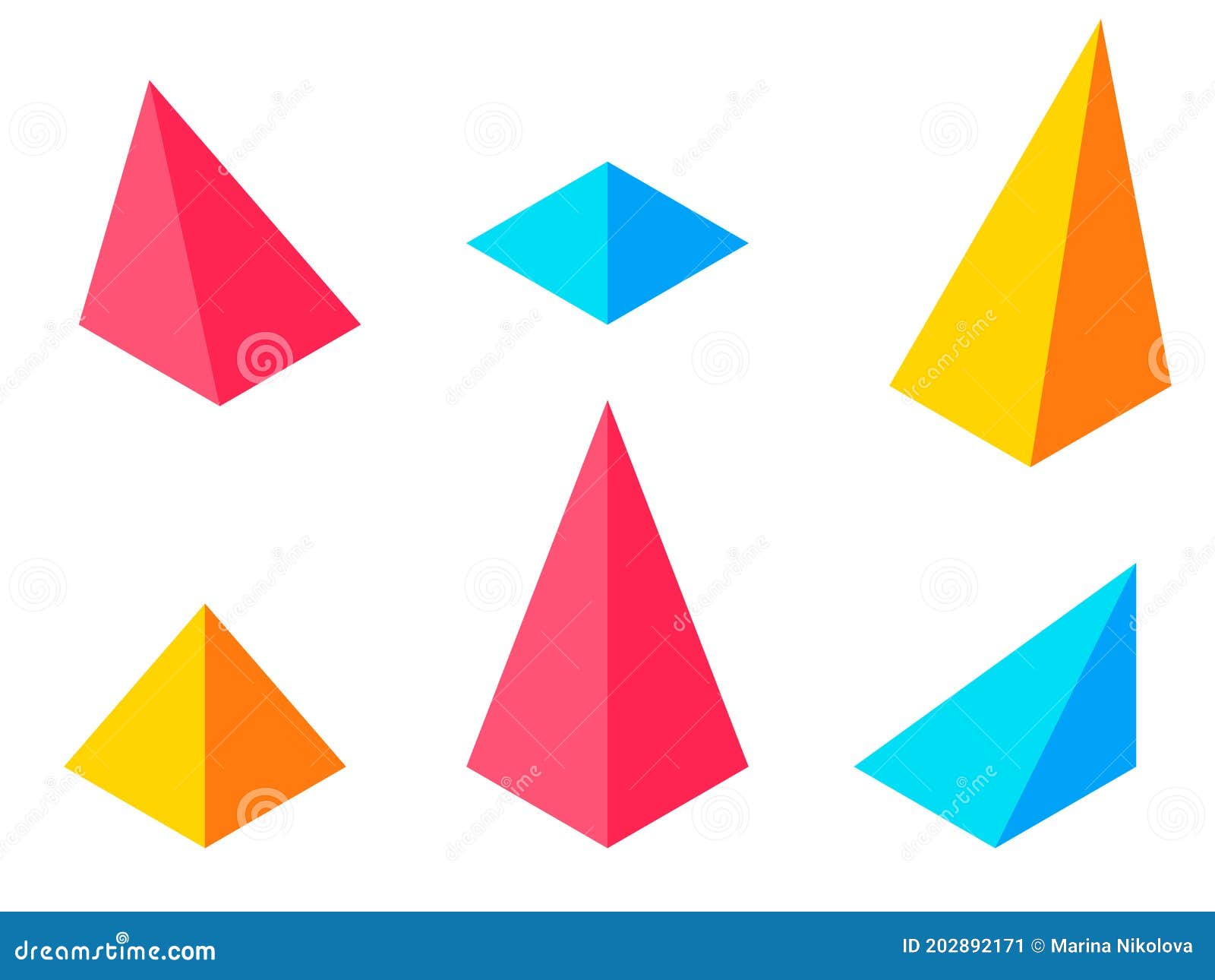 Game With Pyramids For Children, Fill In The Missing Numbers, Easy ...