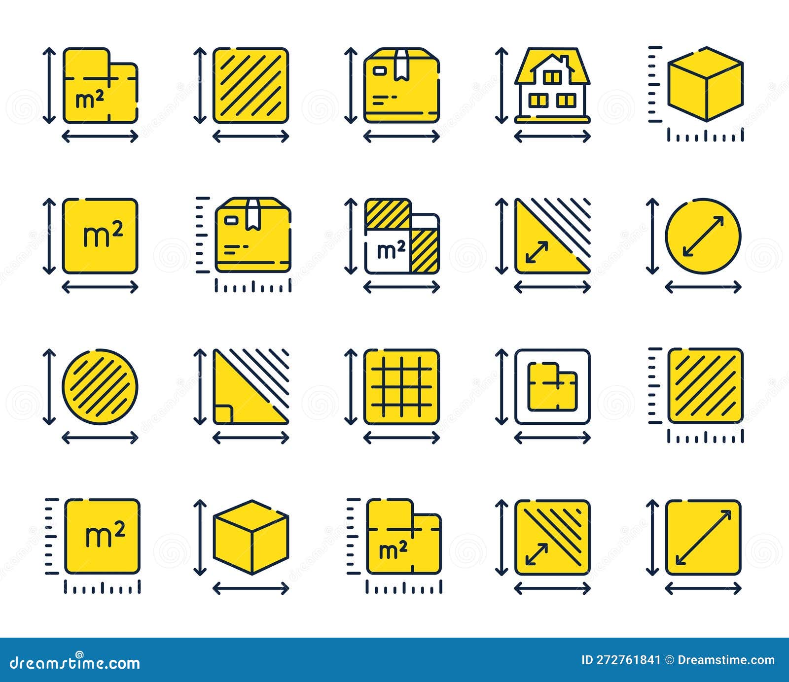 Perimeter Or Dimension Vector Concept Colored Icon Royalty-Free Stock ...