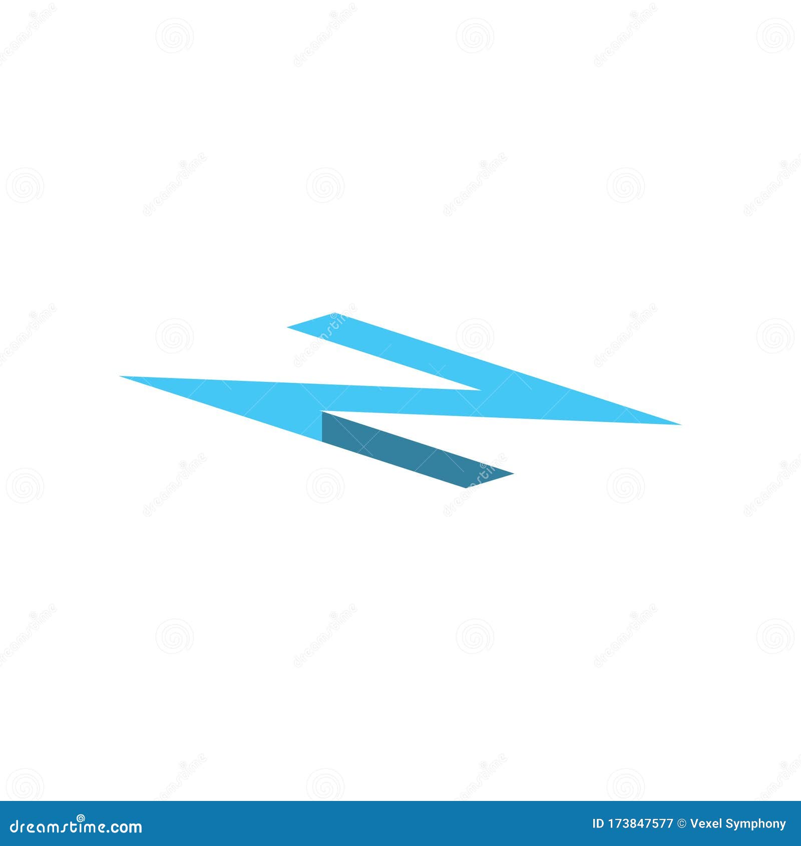 3 dimension logo design 24 stock illustration. Illustration of concept ...