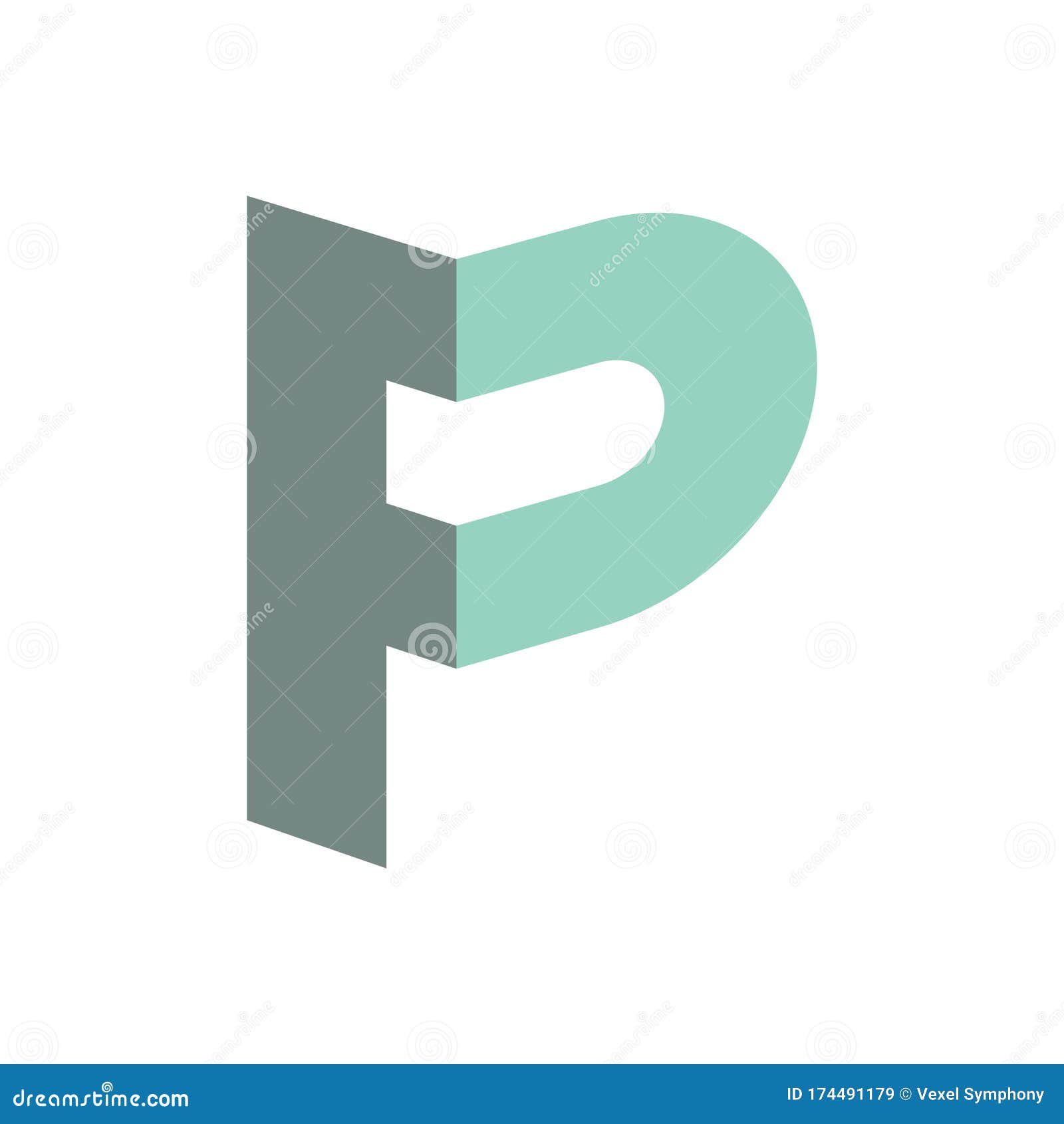 3 dimension logo design 71 stock illustration. Illustration of flat ...