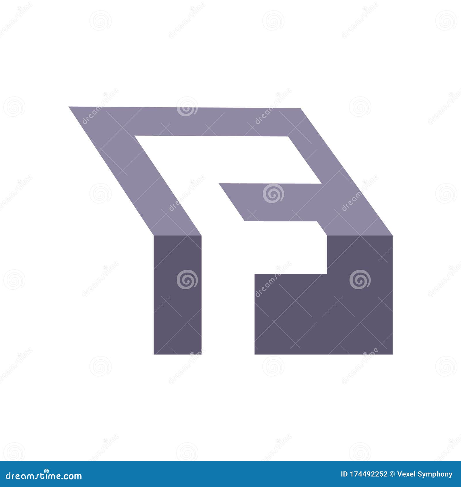 3 dimension logo design 91 stock illustration. Illustration of ...