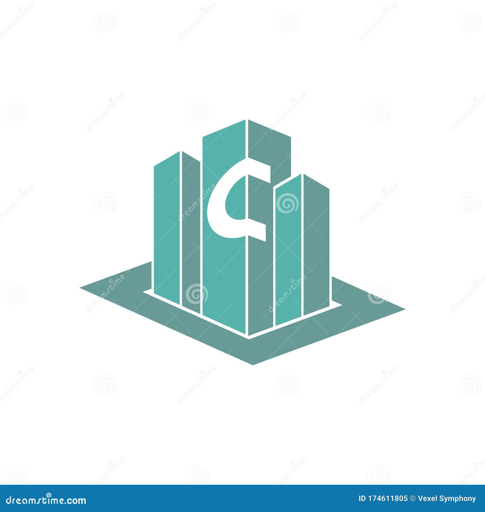 3 Dimension Logo Design 147 Stock Vector - Illustration of element ...