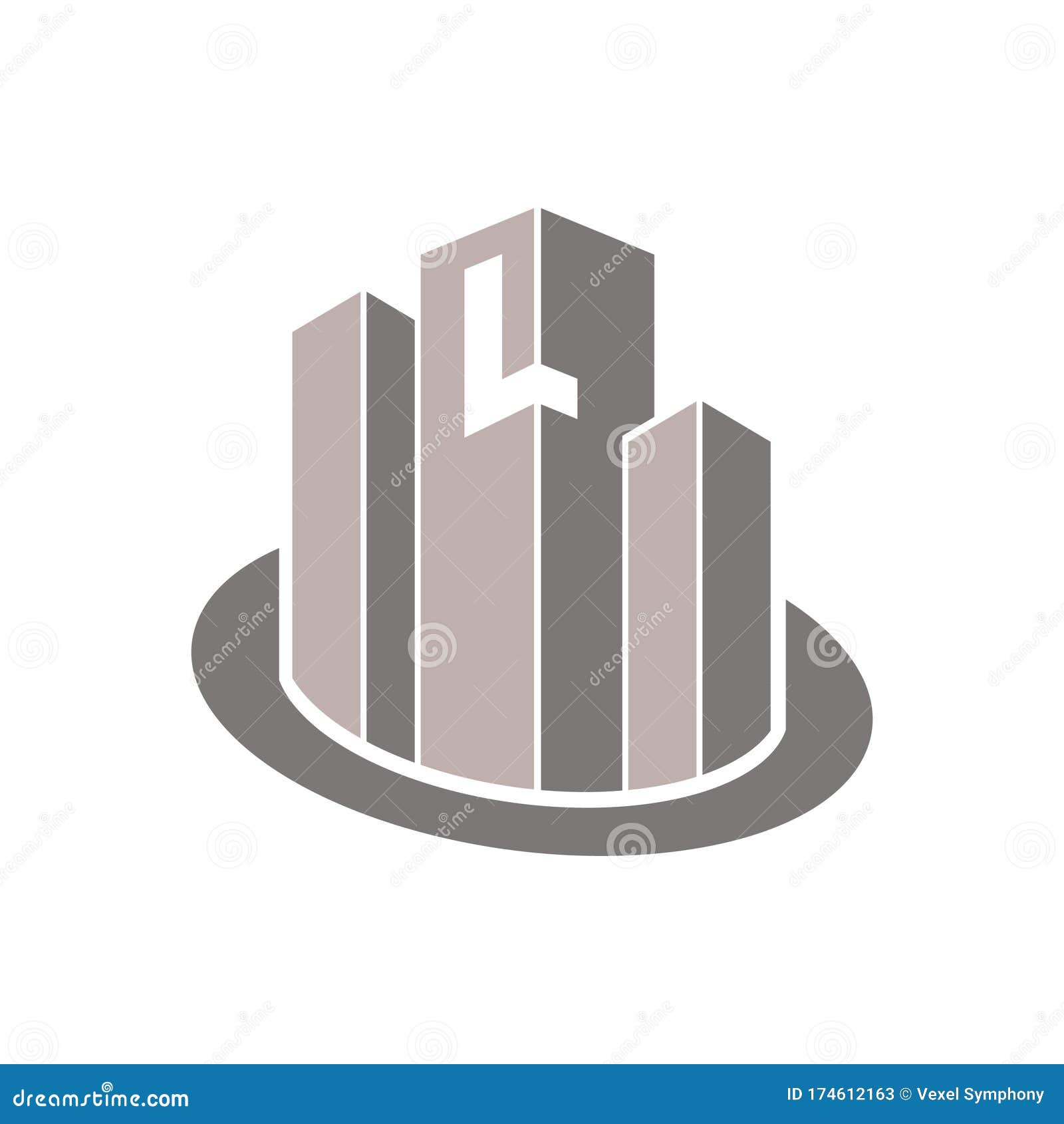 3 Dimension Logo Design 157 Stock Vector - Illustration of isometric ...