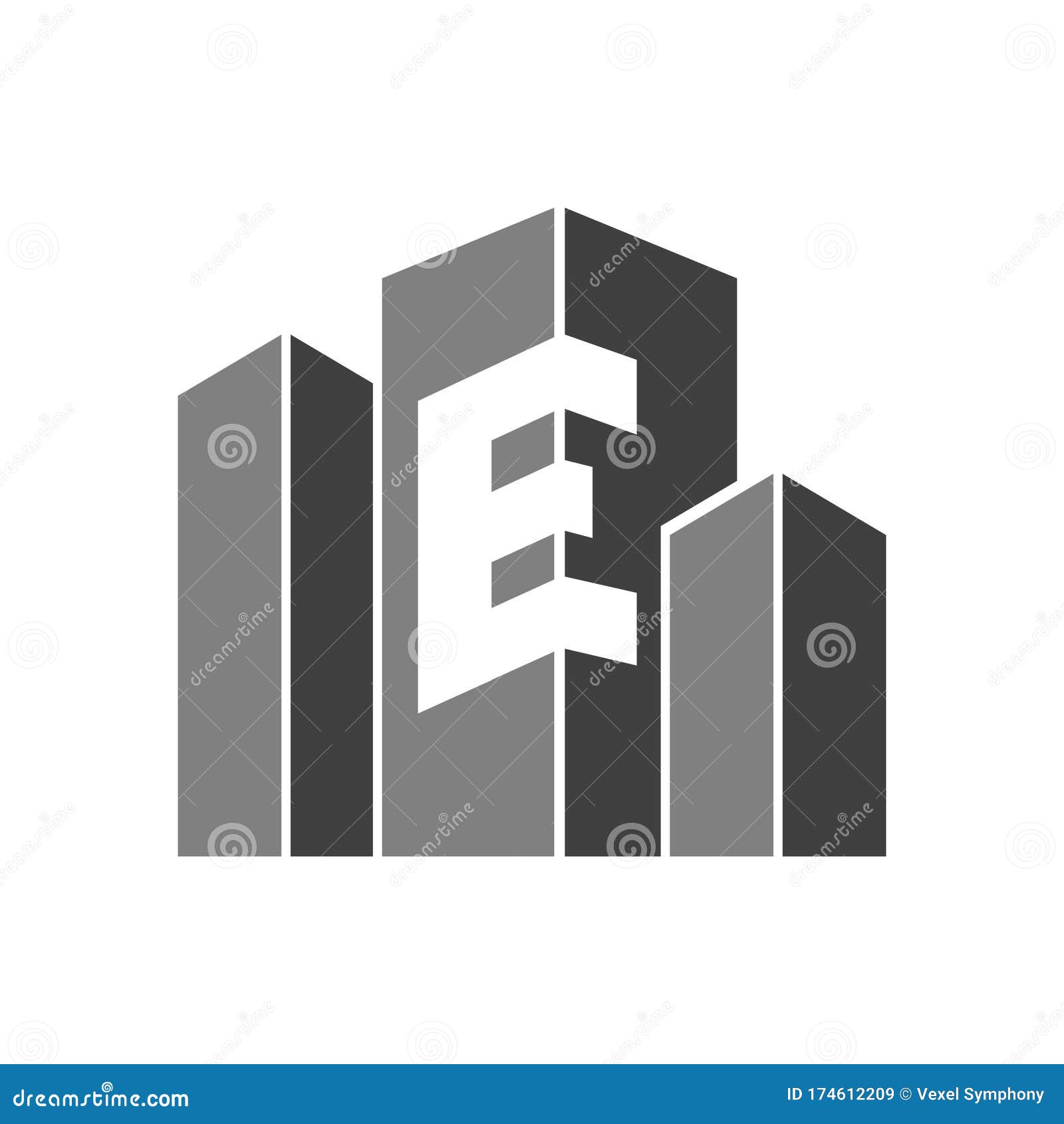 3 Dimension Logo Design 159 Stock Vector - Illustration of geometry ...