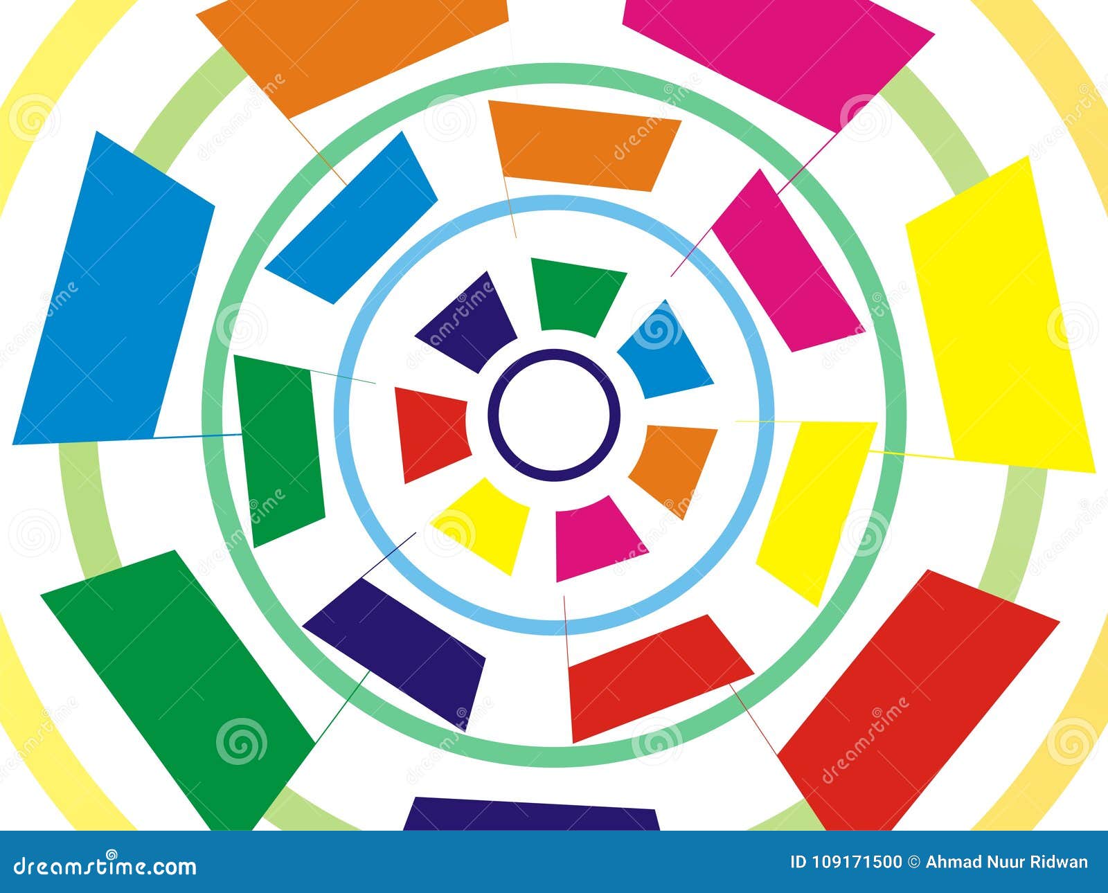 Dimension Square And Circle Wallpaper Stock Photo | CartoonDealer.com ...