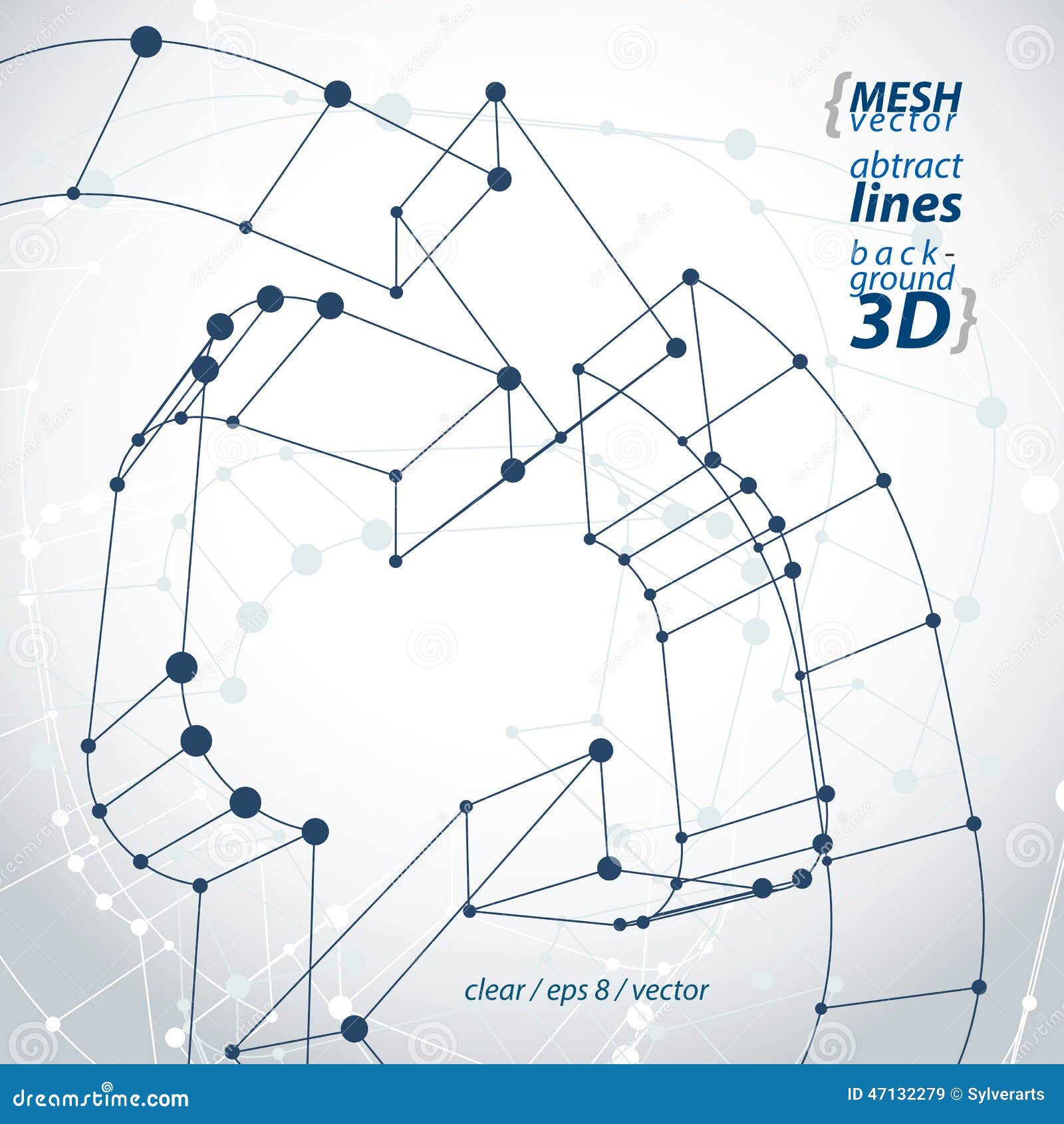 Dimensional Elegant Mesh Loop Sign, Technical Renew Symbol, Vector Eps ...
