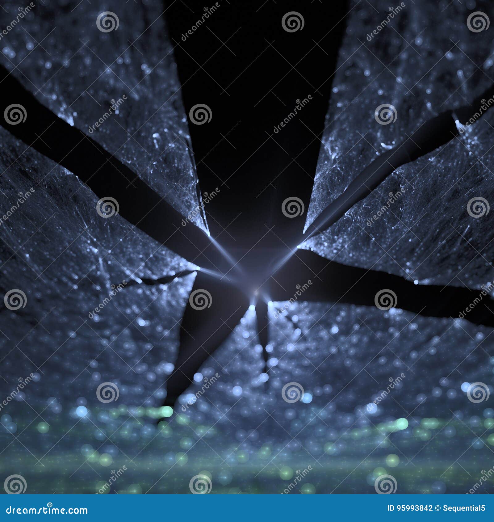 Dimensional Fissure stock illustration. Illustration of design - 95993842