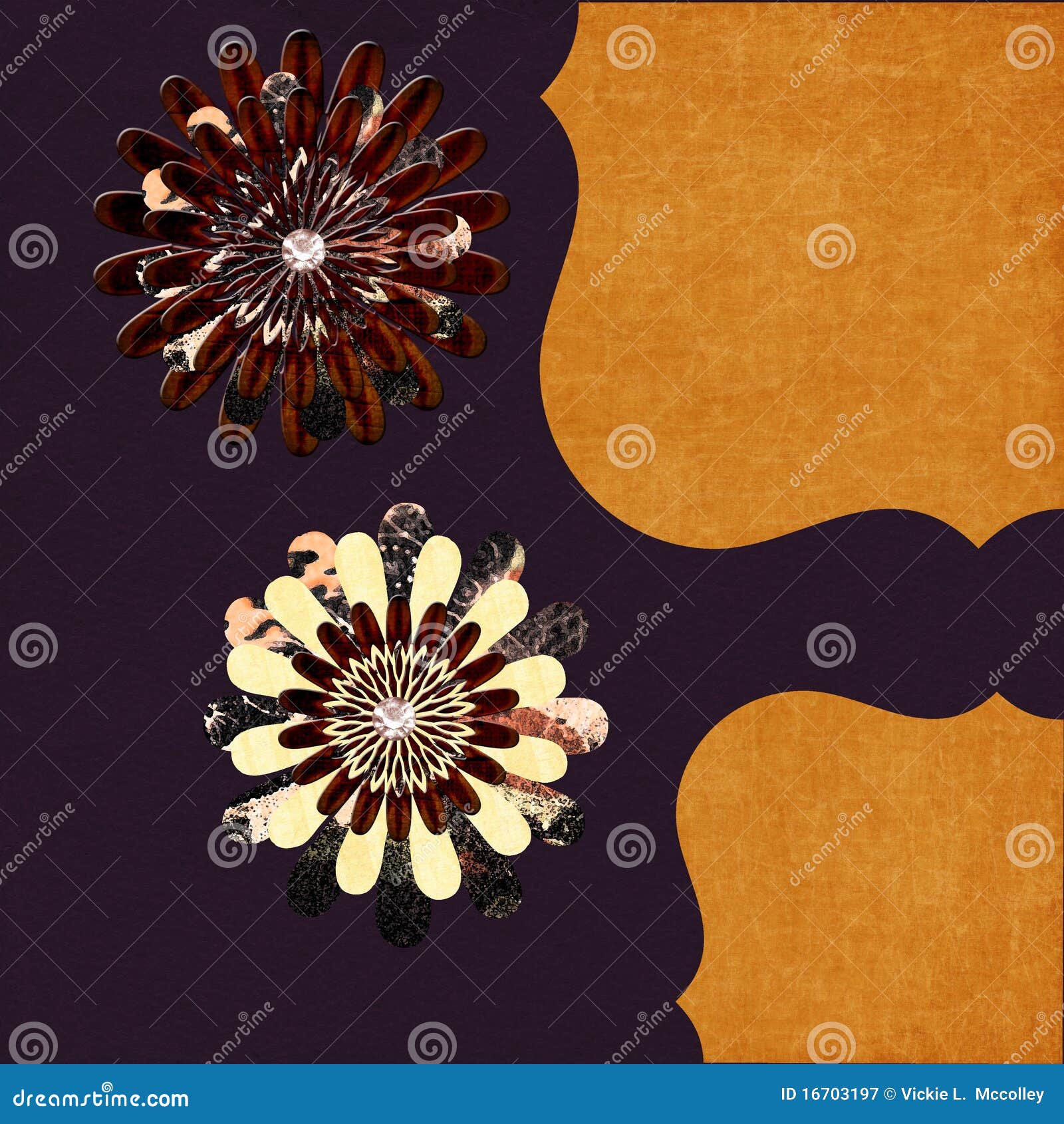 Dimensional flowers stock image. Image of stationary - 16703197