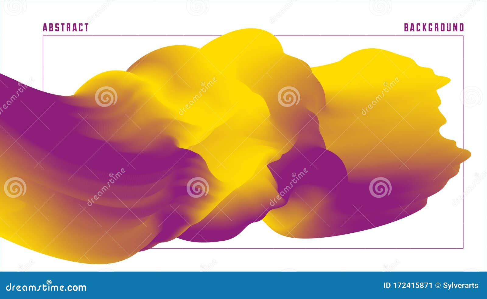 Dimensional Gradient Shape Element for Design, Abstract Colorful Fluid ...