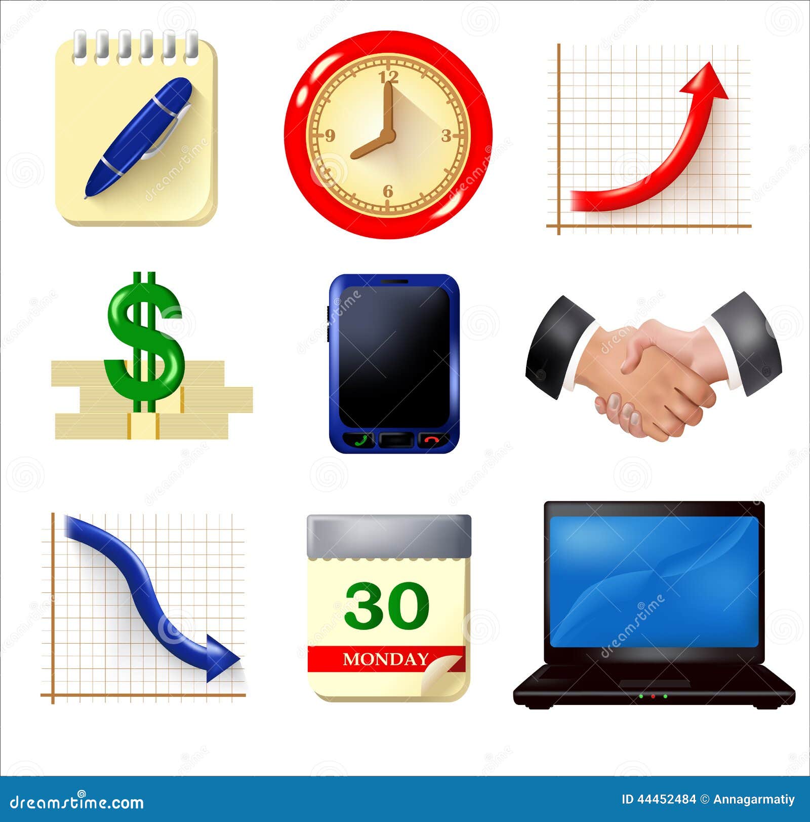 Clock With Handshake, World Partnership, Appointment Time Lineal Icon ...