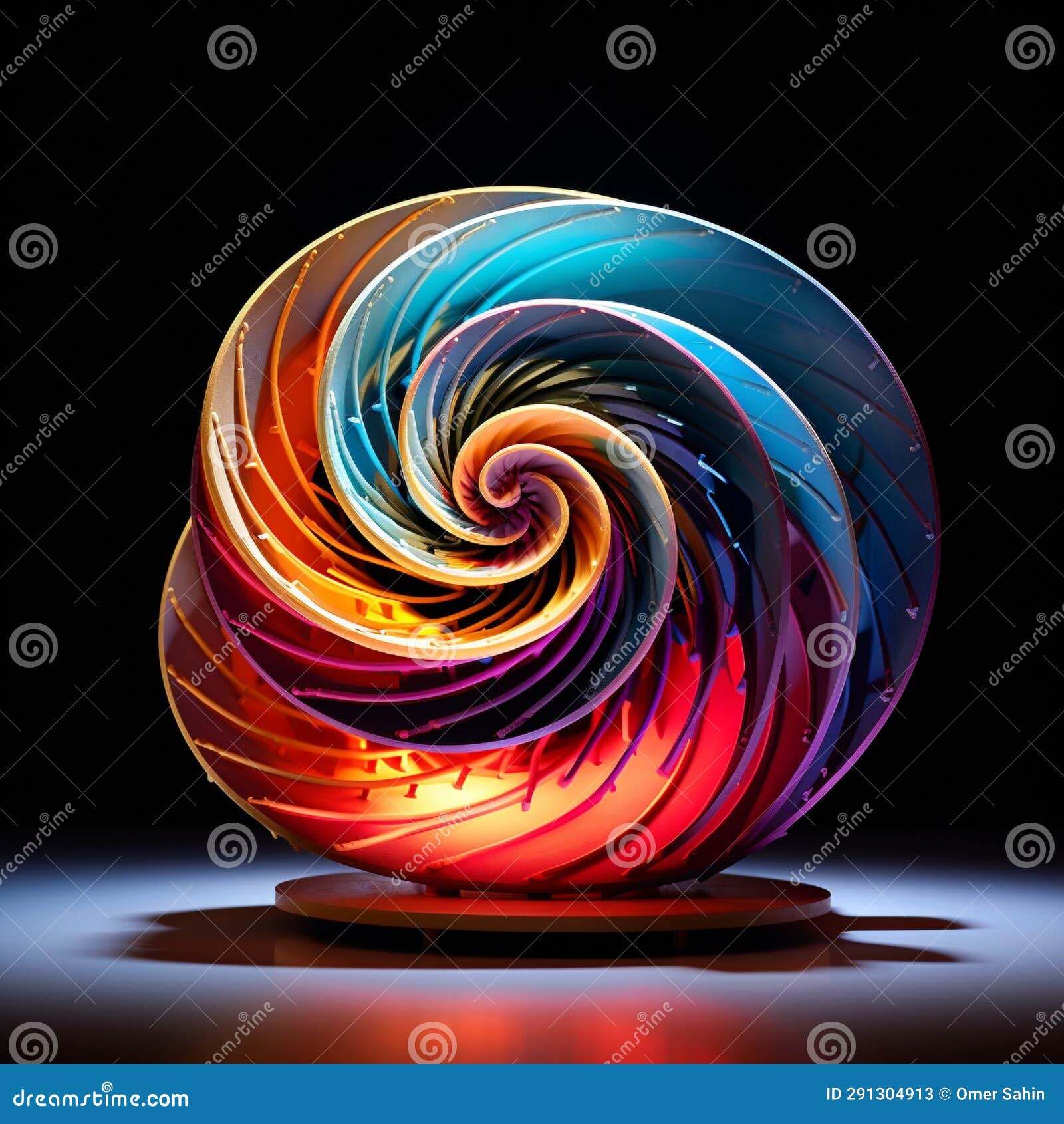 Dimensional Illusions: Optical Wonders in Sculptural Form Stock ...