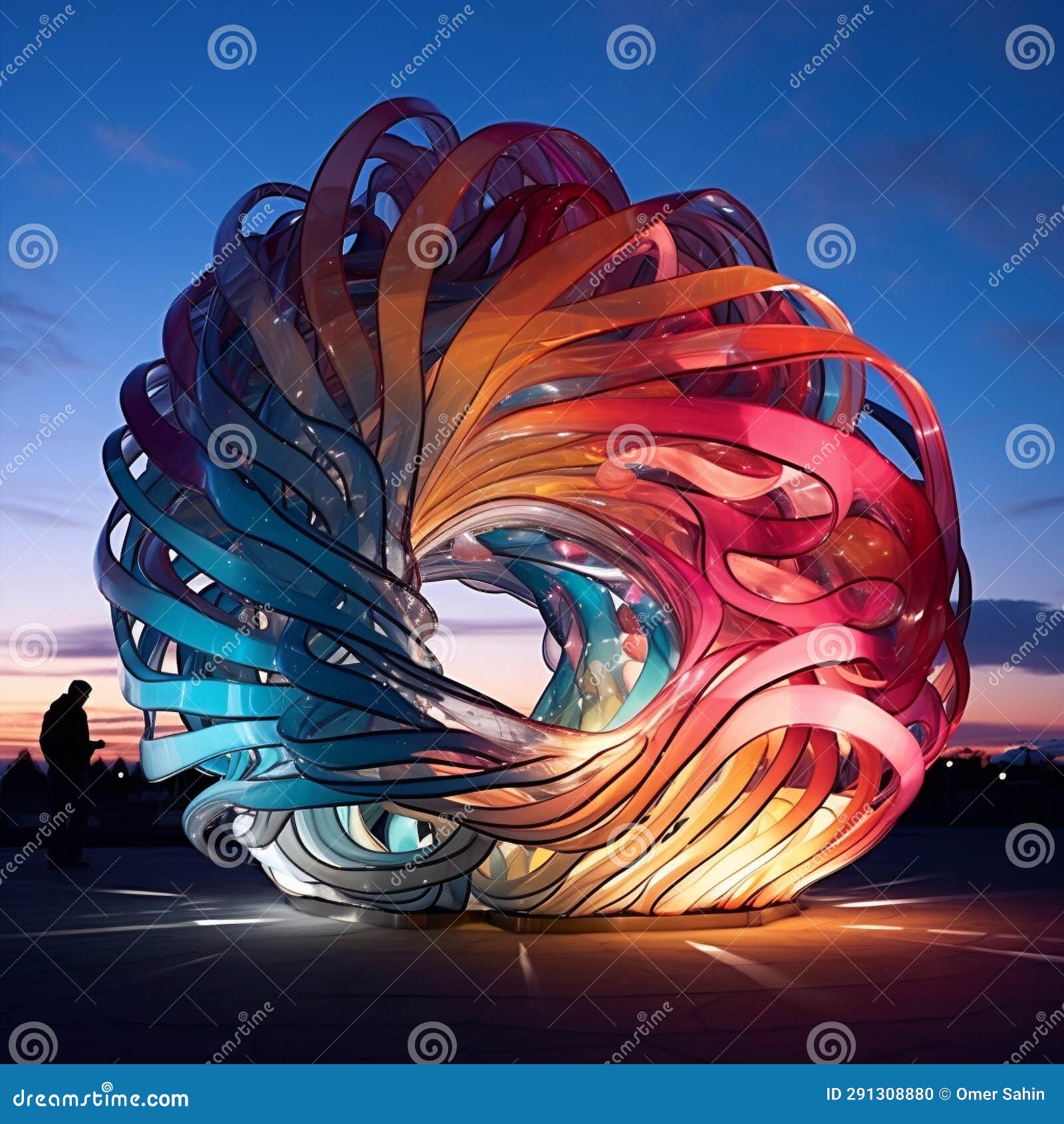Dimensional Illusions: Optical Wonders in Sculptural Form Stock Photo ...